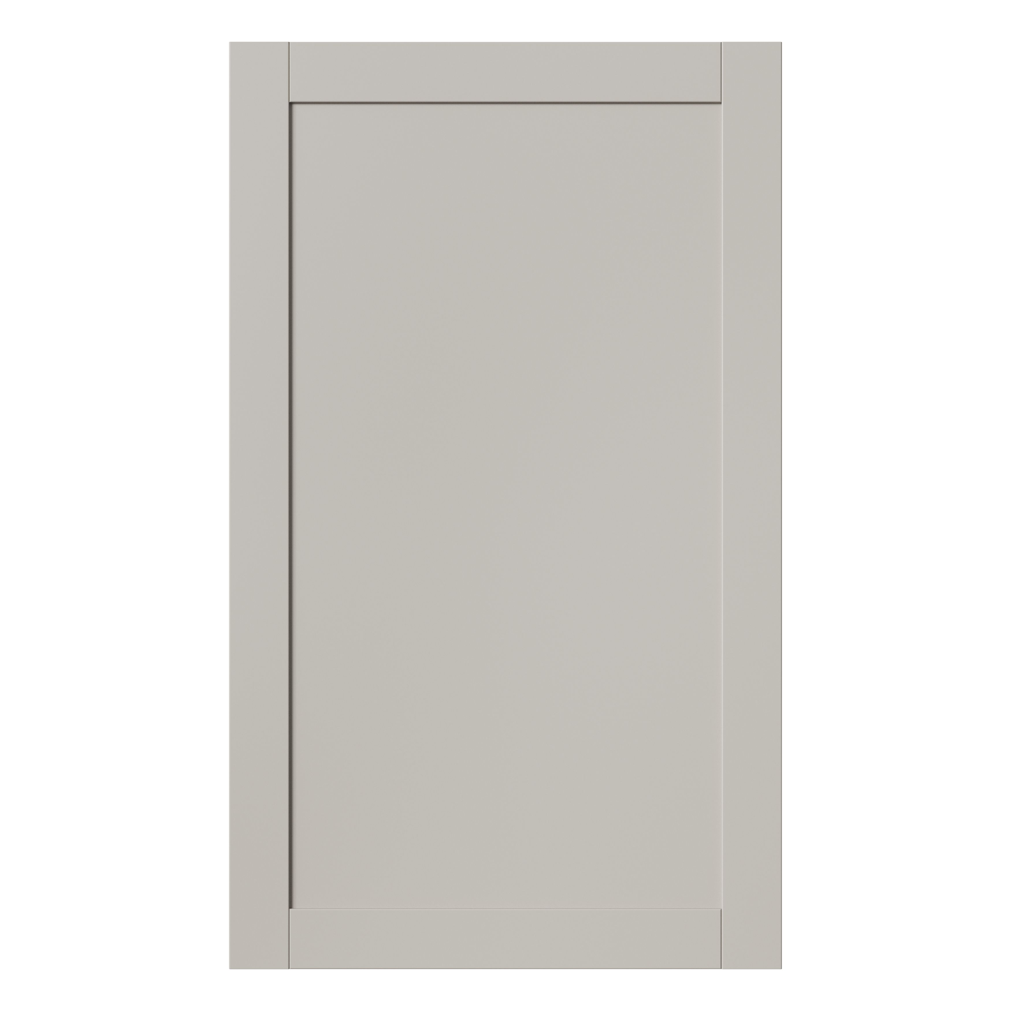 GoodHome Ashmead Matt pebble Larder Cabinet door (W)600mm (H)1001mm (T ...