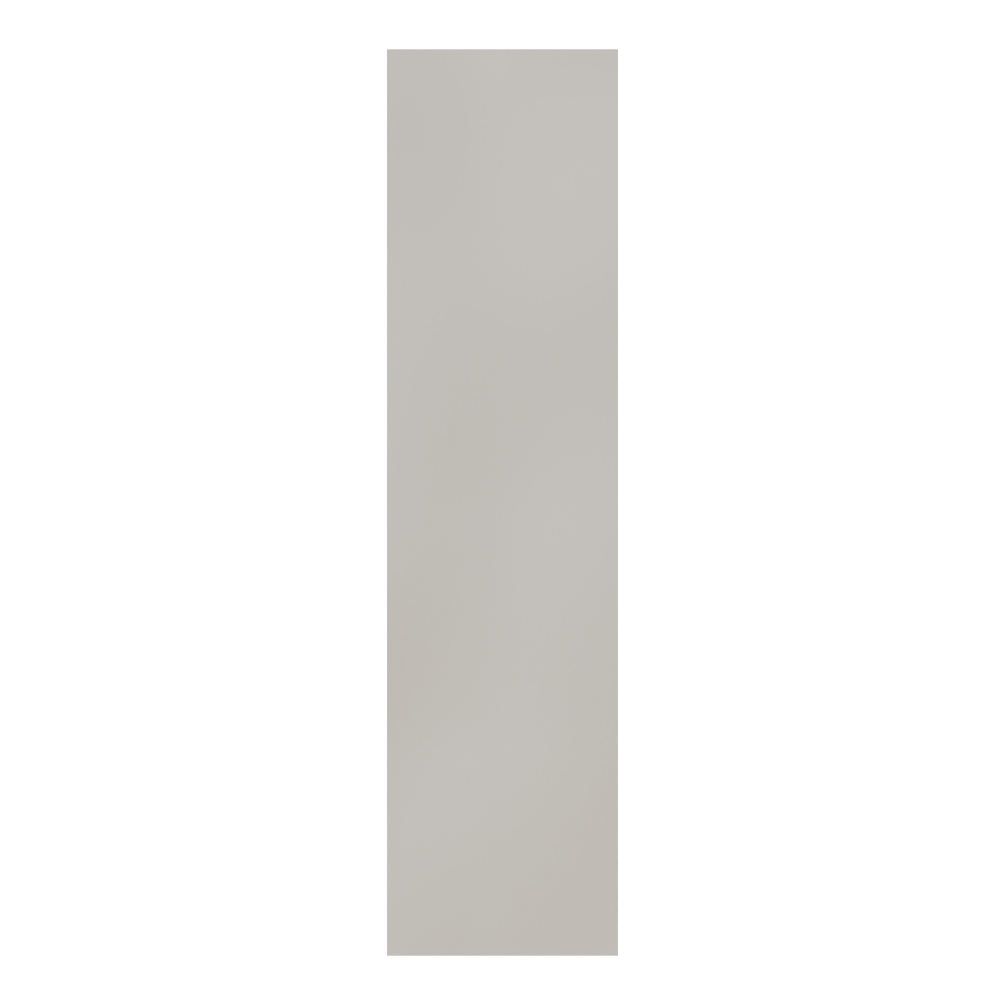 GoodHome Ashmead Matt pebble Tall Clad on larder panel (H)2400mm (W)600mm