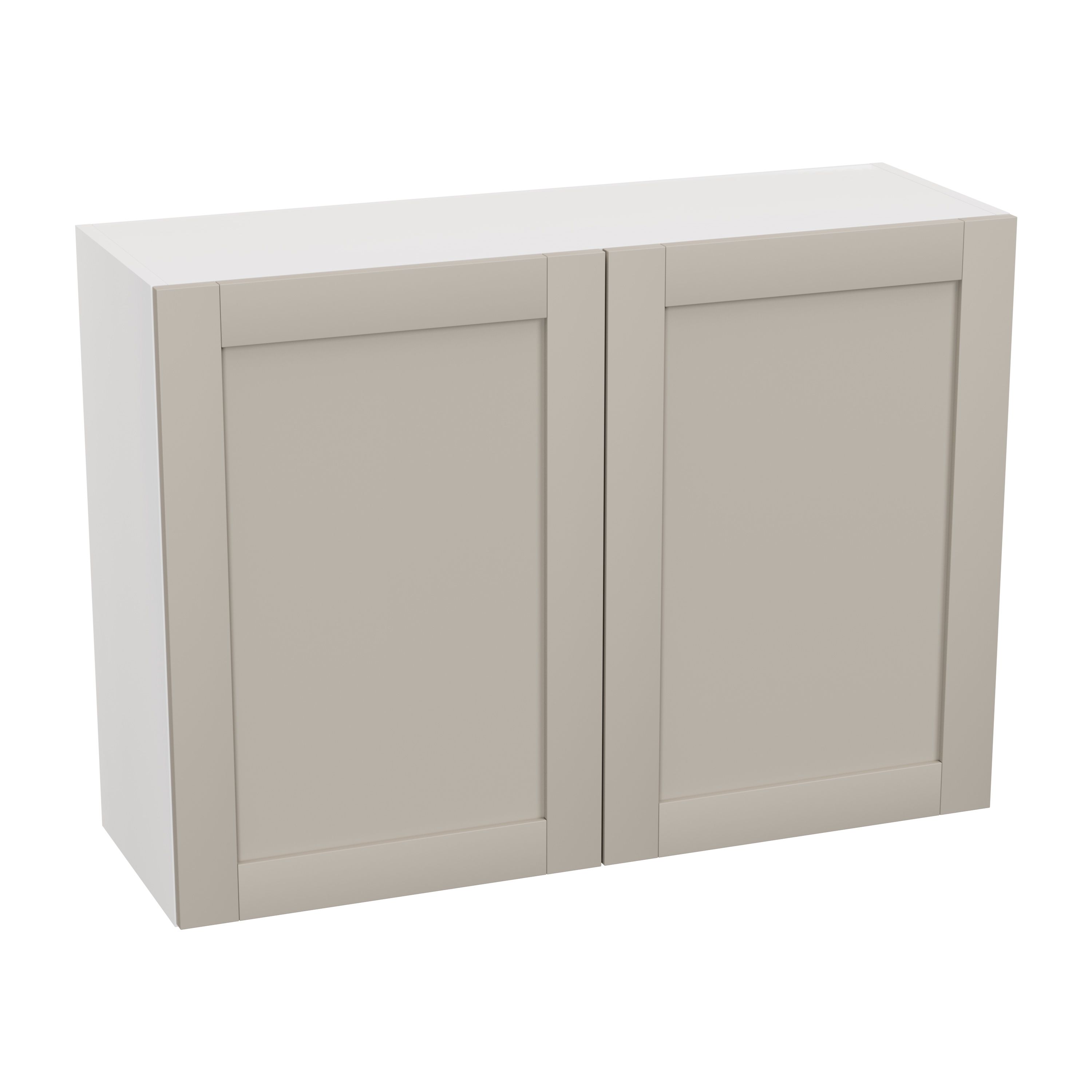GoodHome Ashmead Matt pebble Wall Kitchen cabinet (W) 1000mm (H)720mm