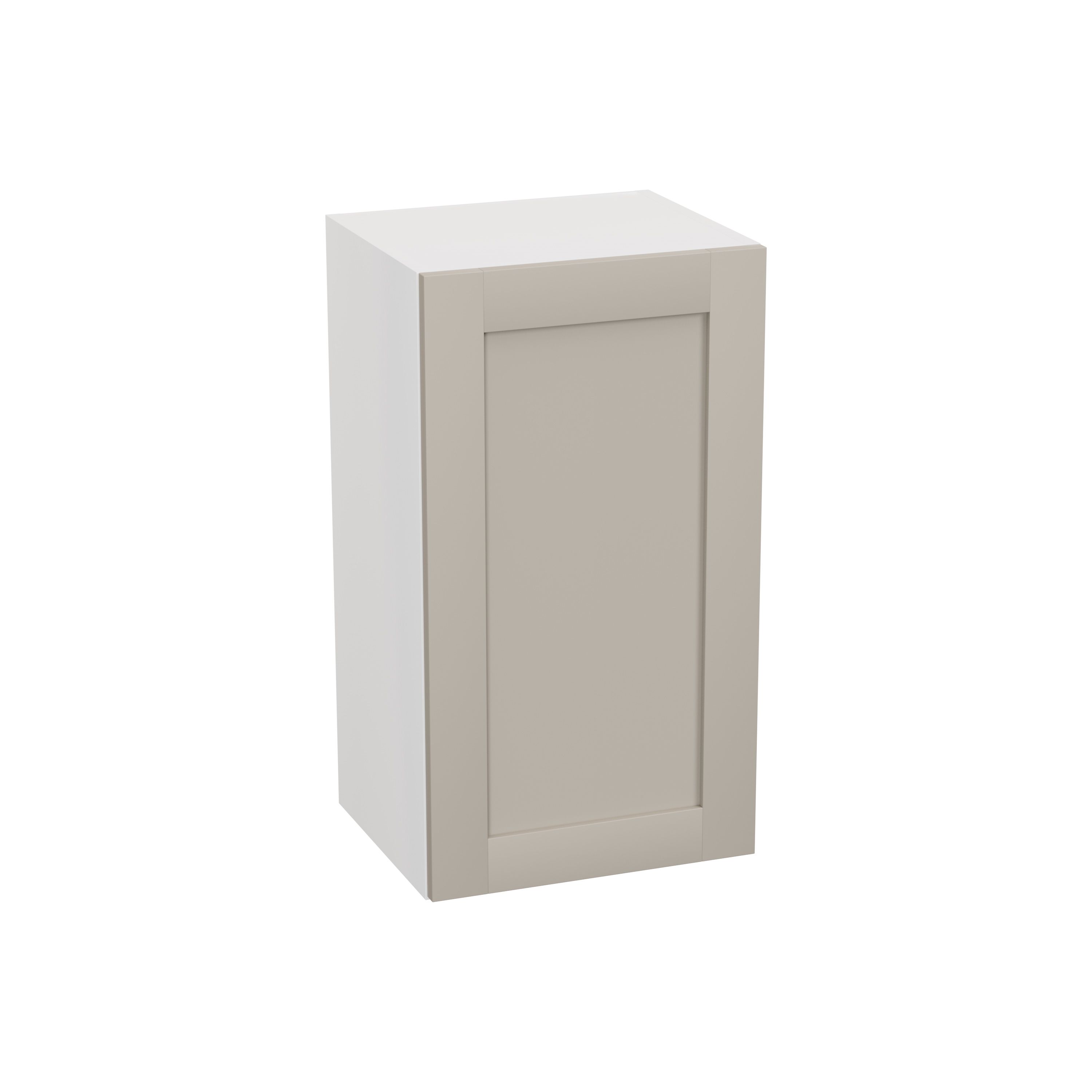 GoodHome Ashmead Matt pebble Wall Kitchen cabinet (W) 400mm (H)720mm