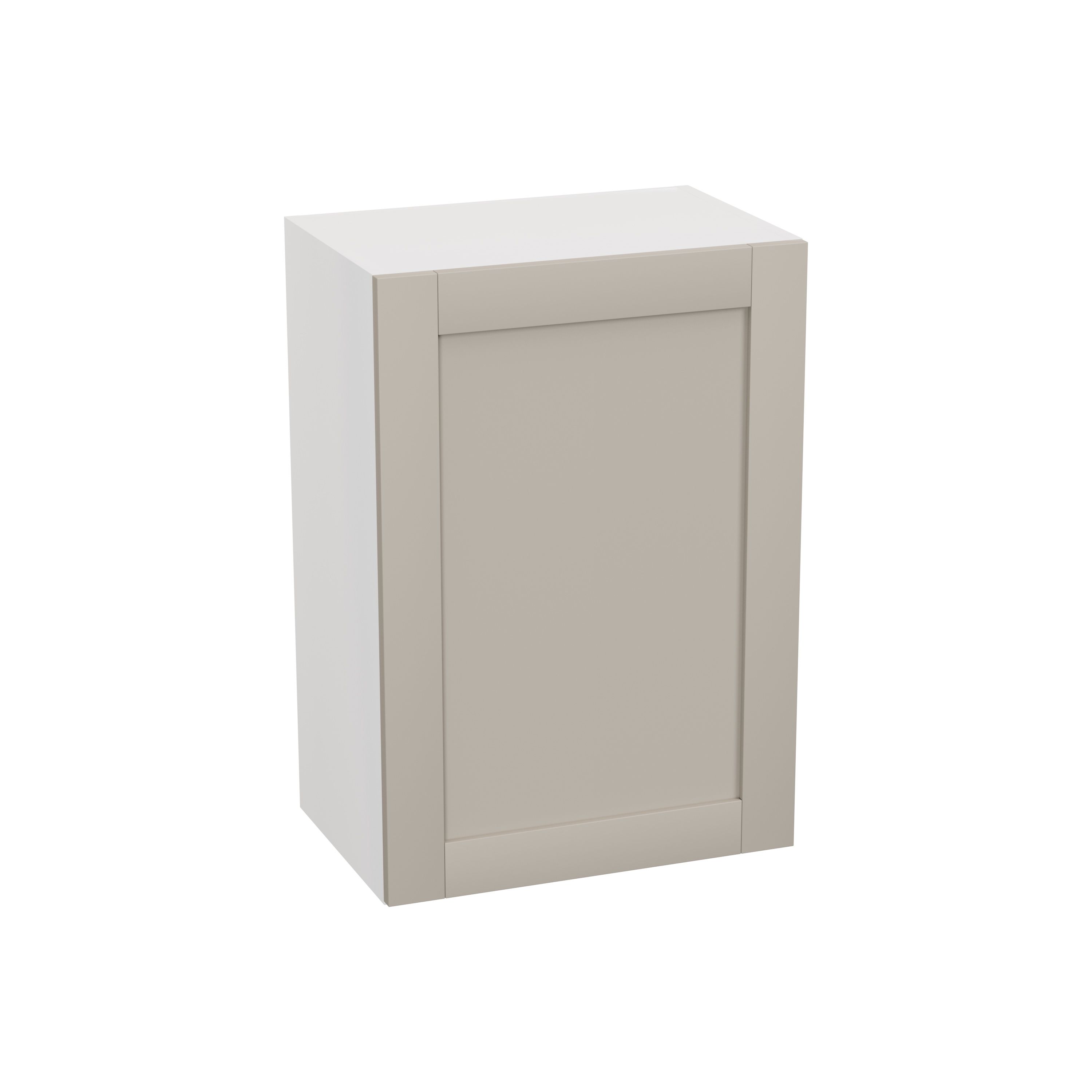 GoodHome Ashmead Matt pebble Wall Kitchen cabinet (W) 500mm (H)720mm