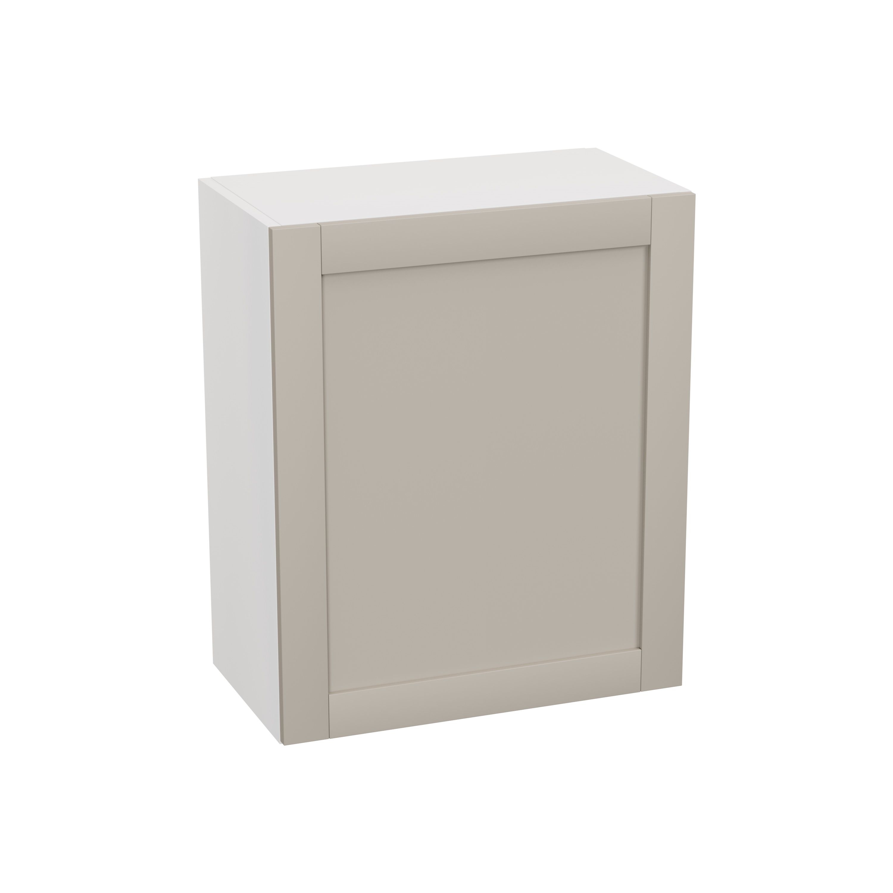 GoodHome Ashmead Matt pebble Wall Kitchen cabinet (W) 600mm (H)720mm