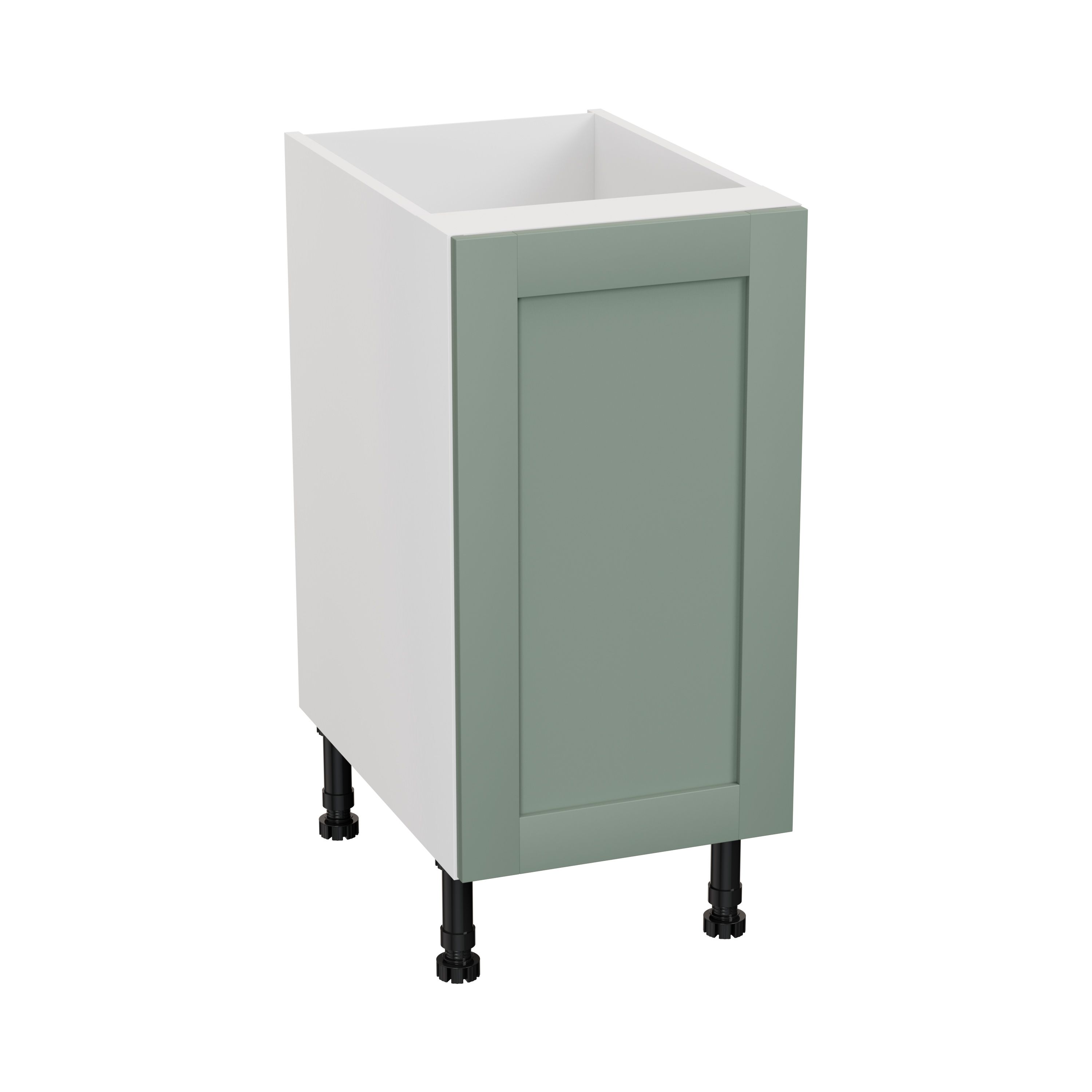 GoodHome Ashmead Matt reed green Base Kitchen cabinet (W) 400mm (H)720mm