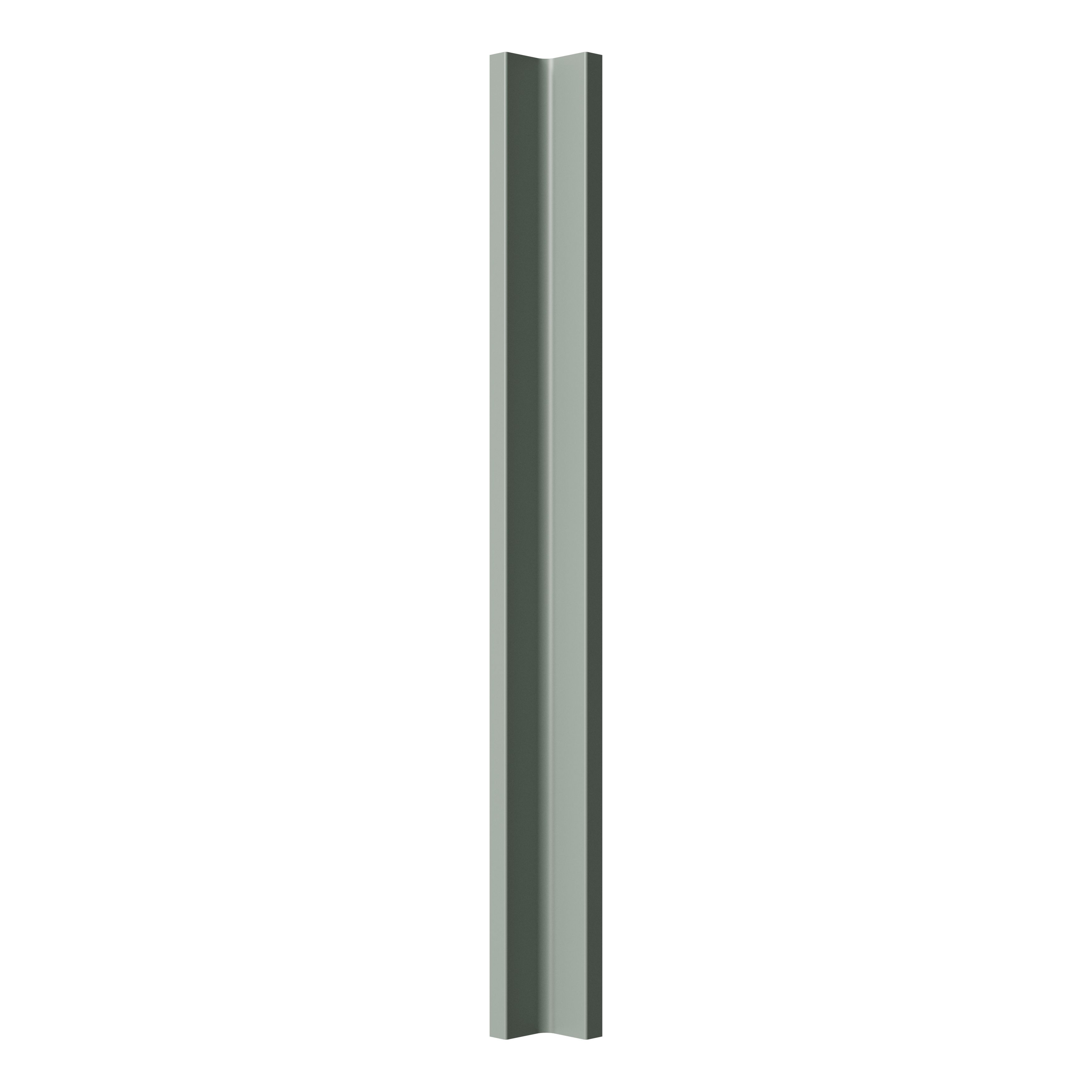 GoodHome Ashmead Matt reed green Standard Corner post, (W)59mm (L)715mm