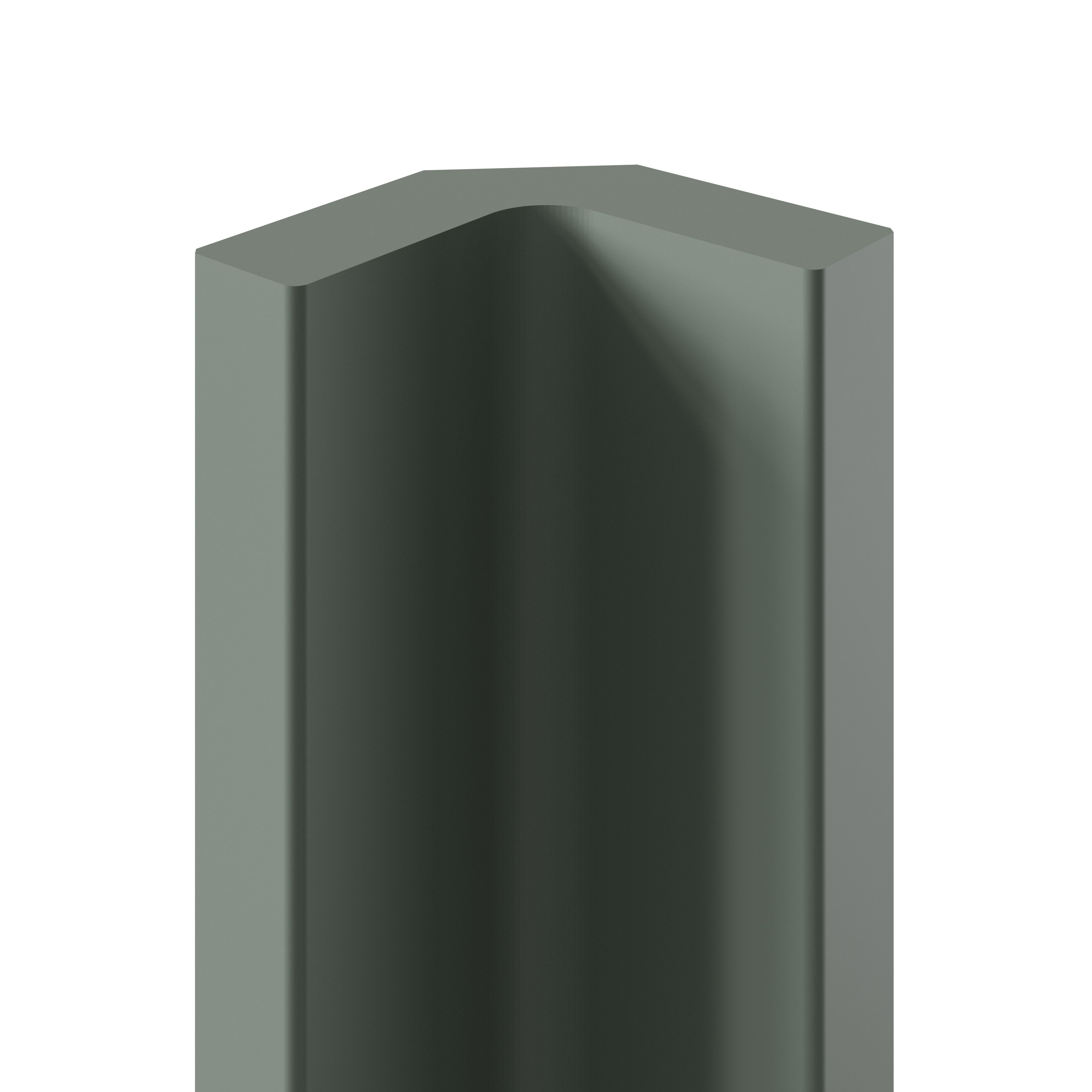 GoodHome Ashmead Matt reed green Standard Corner post, (W)59mm (L)715mm