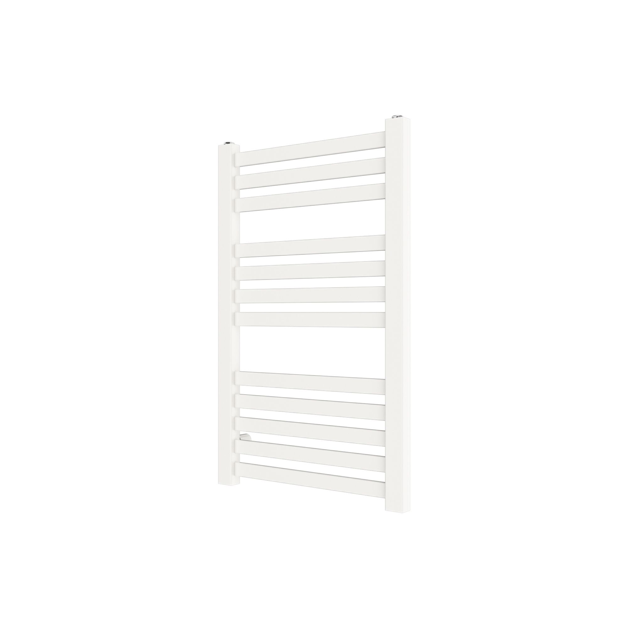 GoodHome Aspley White 1136BTU Vertical Towel radiator (W)480mm x (H)750mm