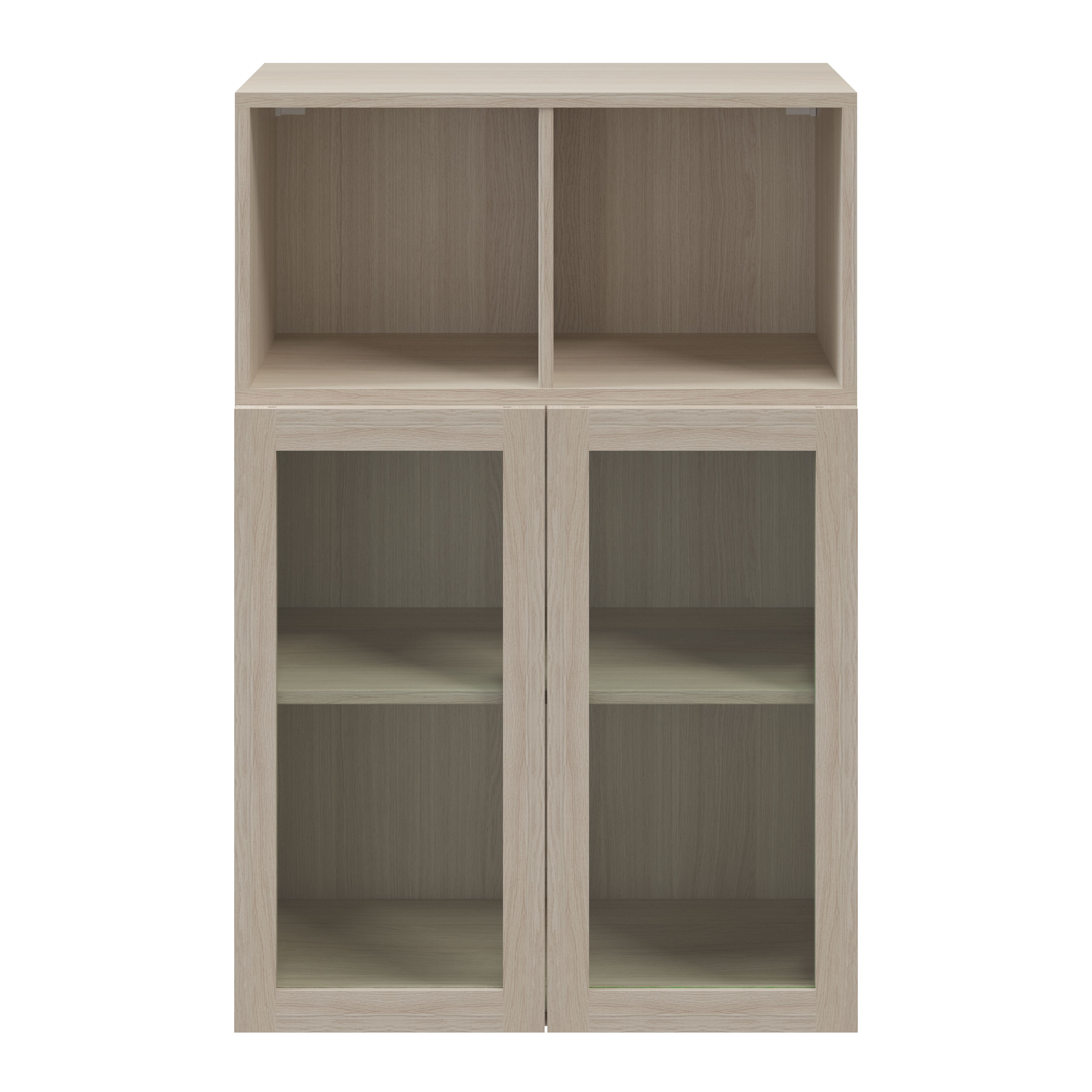 GoodHome Atomia Freestanding Oak effect Office & living storage