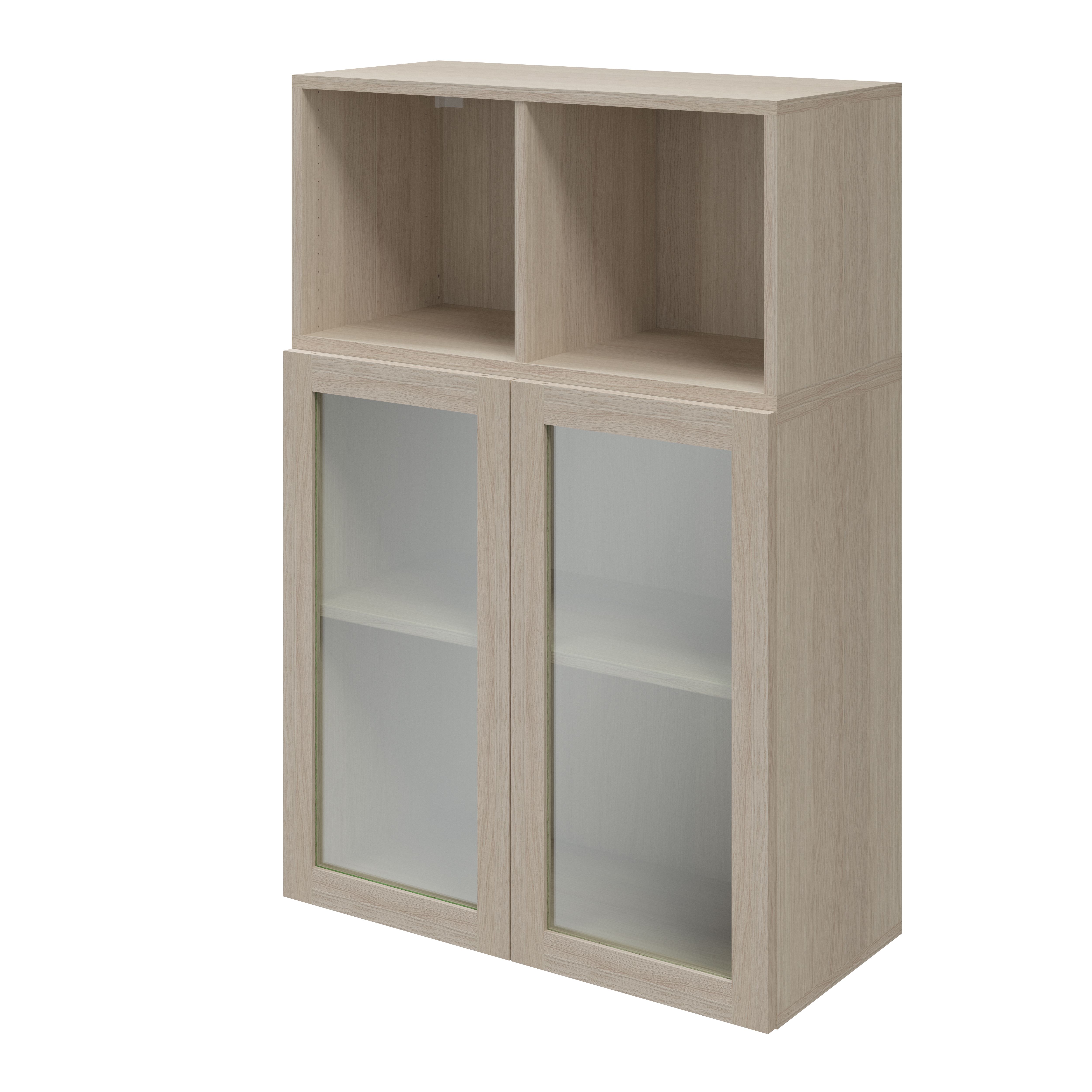 GoodHome Atomia Freestanding Oak effect Office & living storage