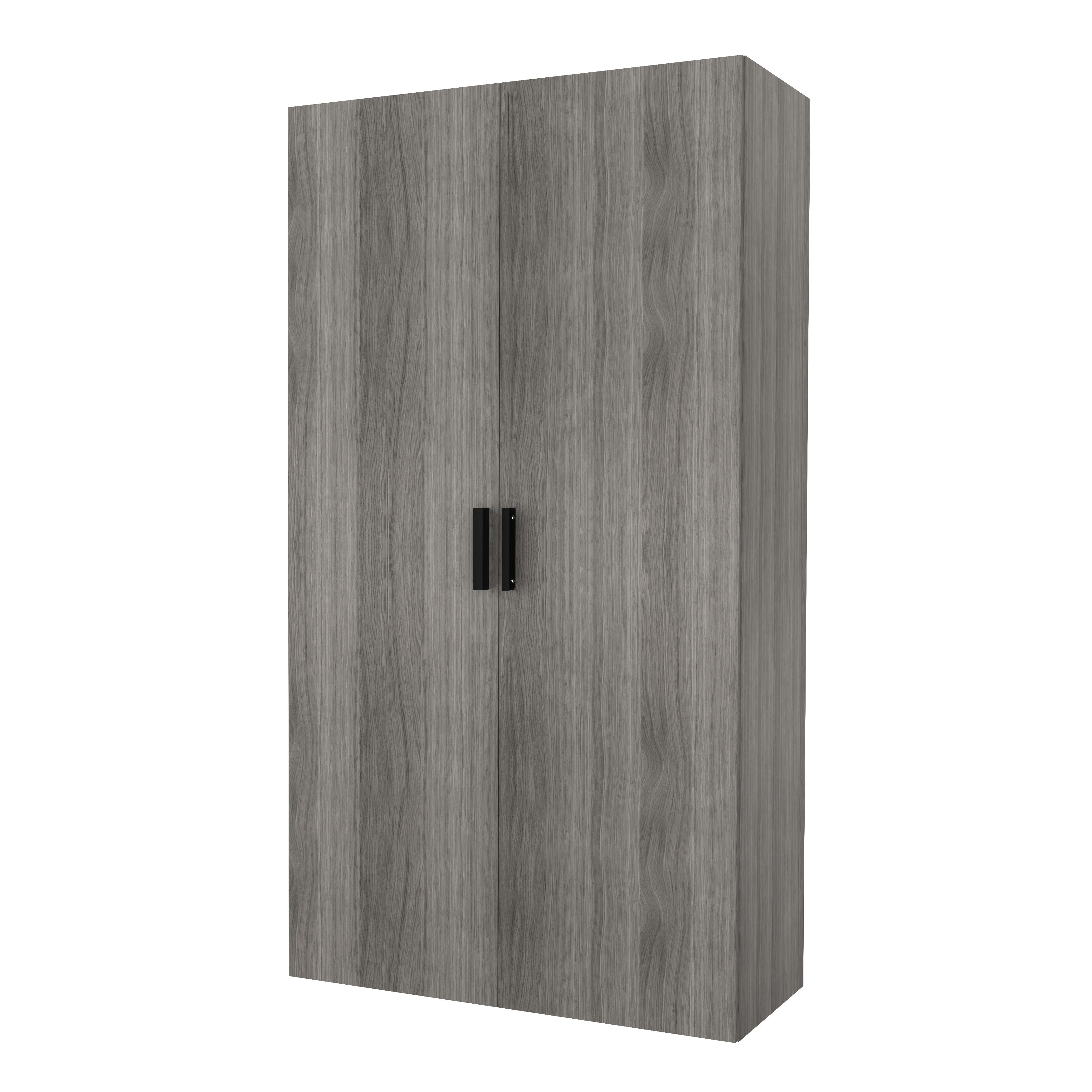 GoodHome Atomia Matt Grey oak effect Grey oak Modular furniture door ...