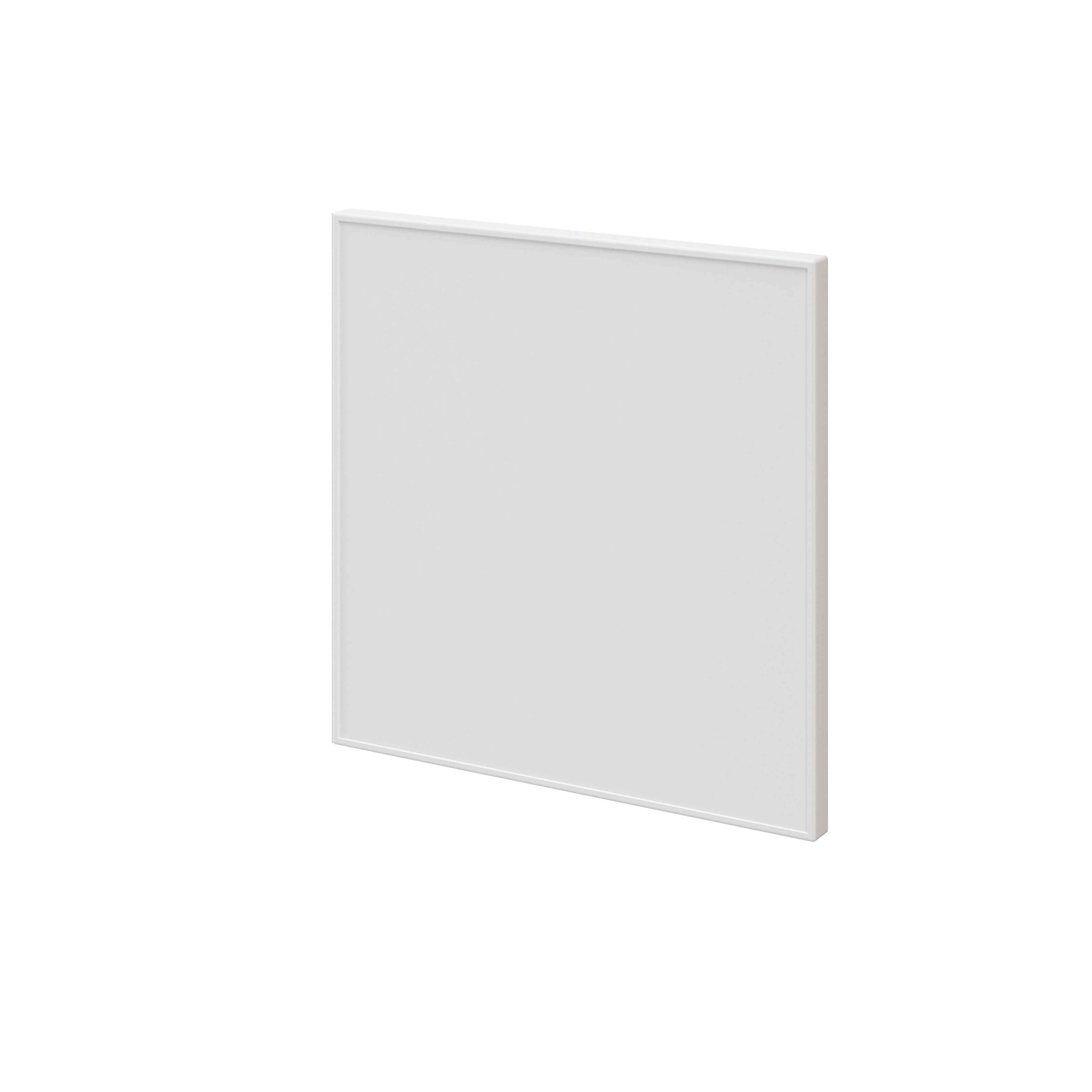 GoodHome Atomia Matt White Designer Modular furniture door, (H) 372mm ...