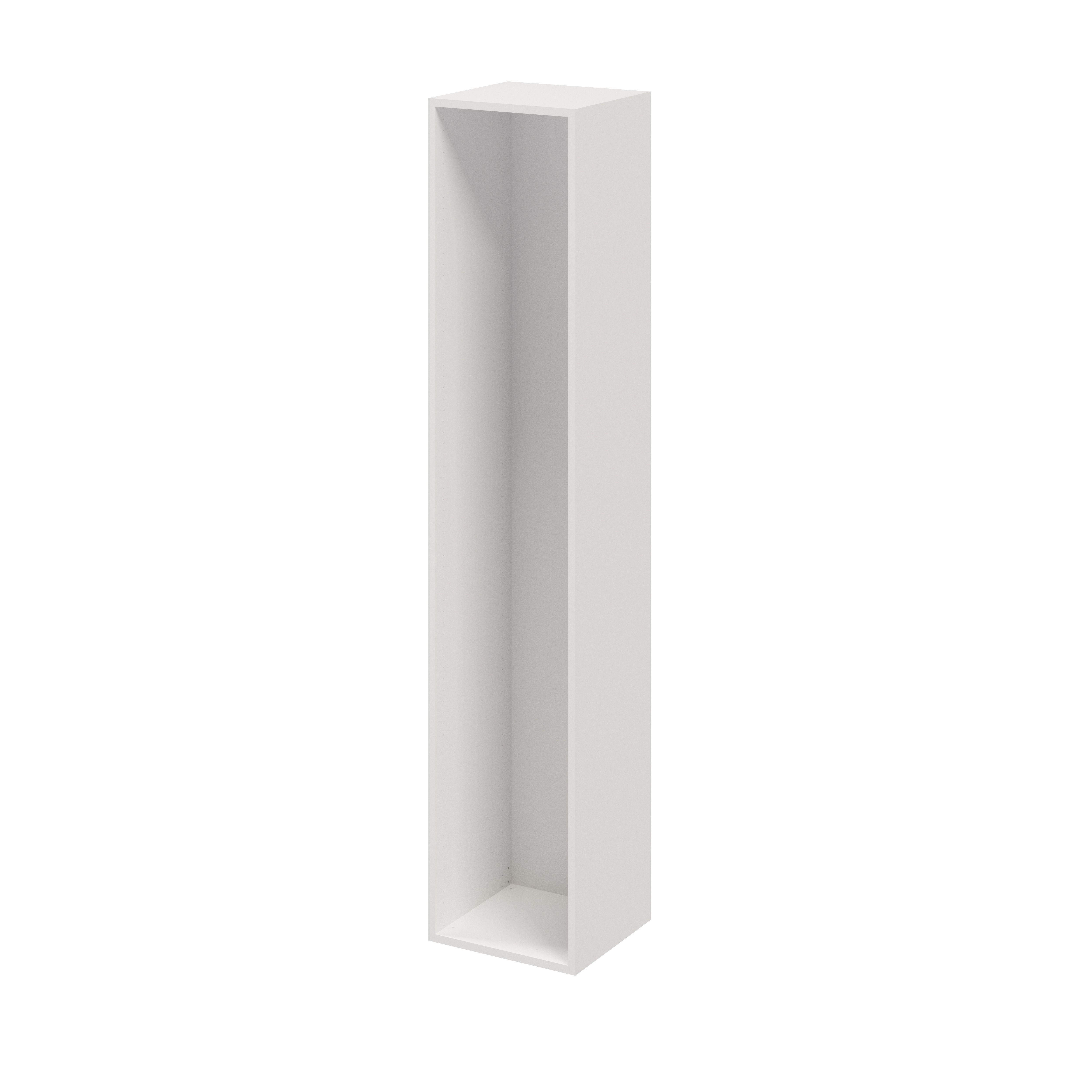 GoodHome Atomia Matt White Modular furniture cabinet, (H)1875mm (W ...