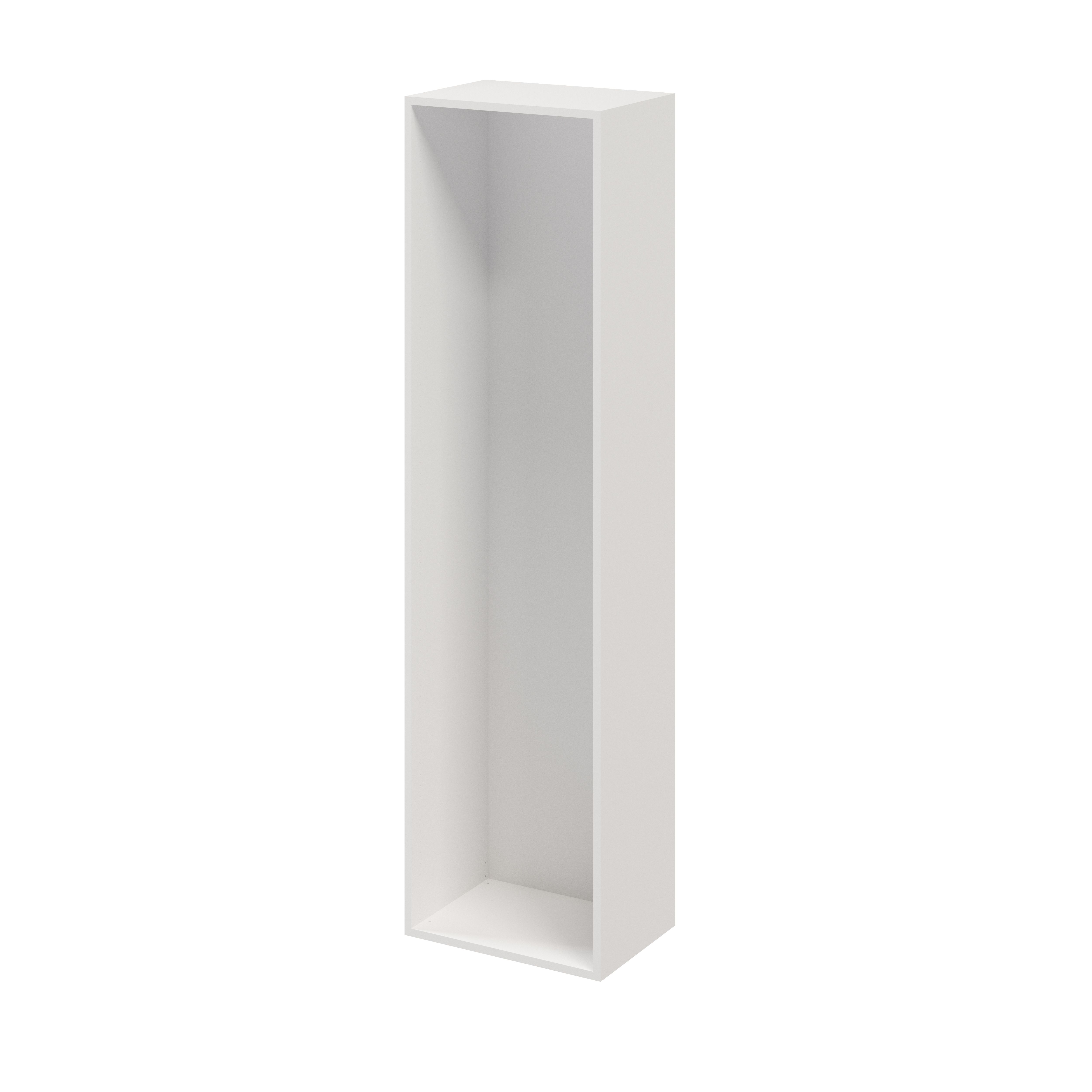 GoodHome Atomia Matt White Modular furniture cabinet, (H)1875mm (W ...