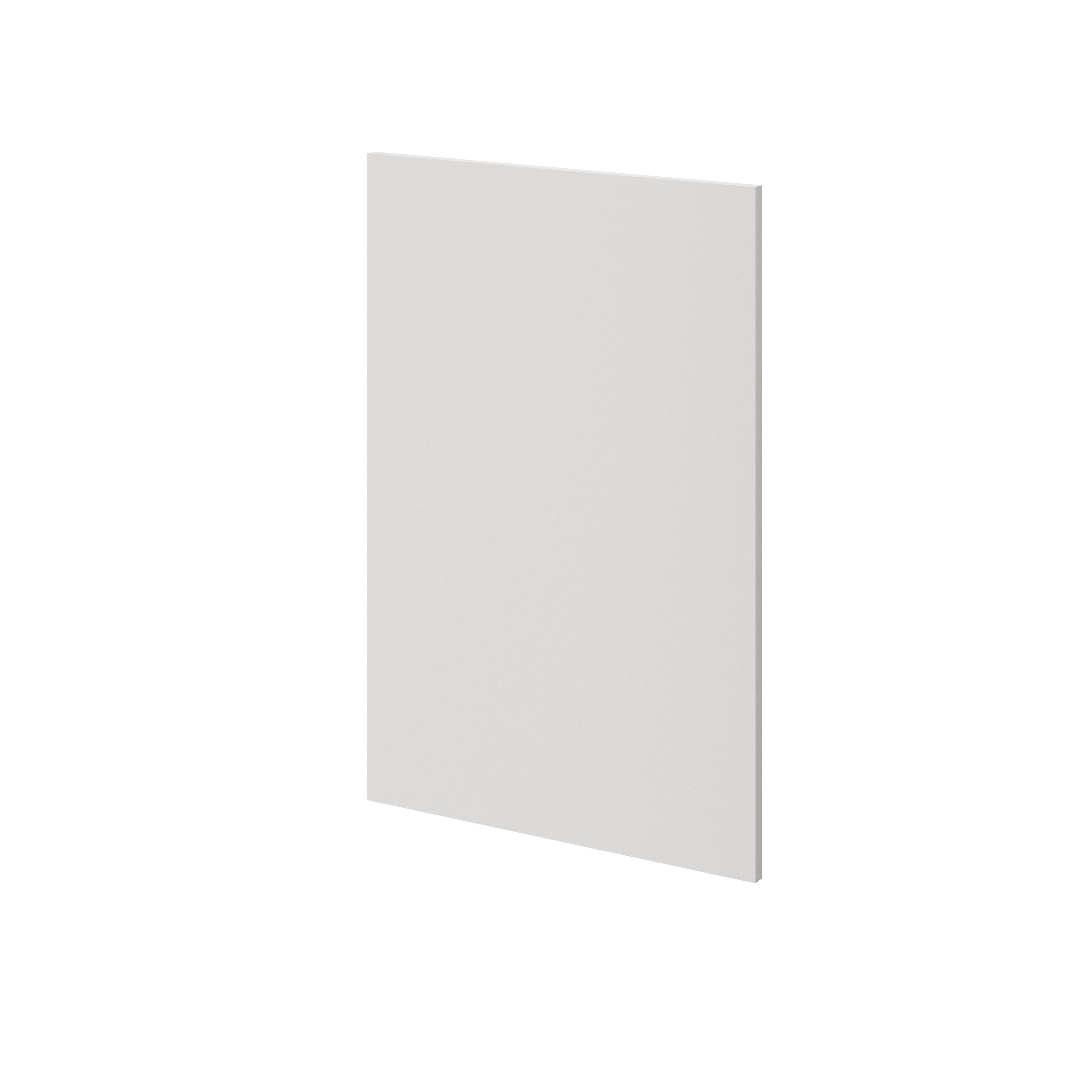 GoodHome Atomia Matt White Slab Modular furniture door, (H) 747mm (W) 497mm