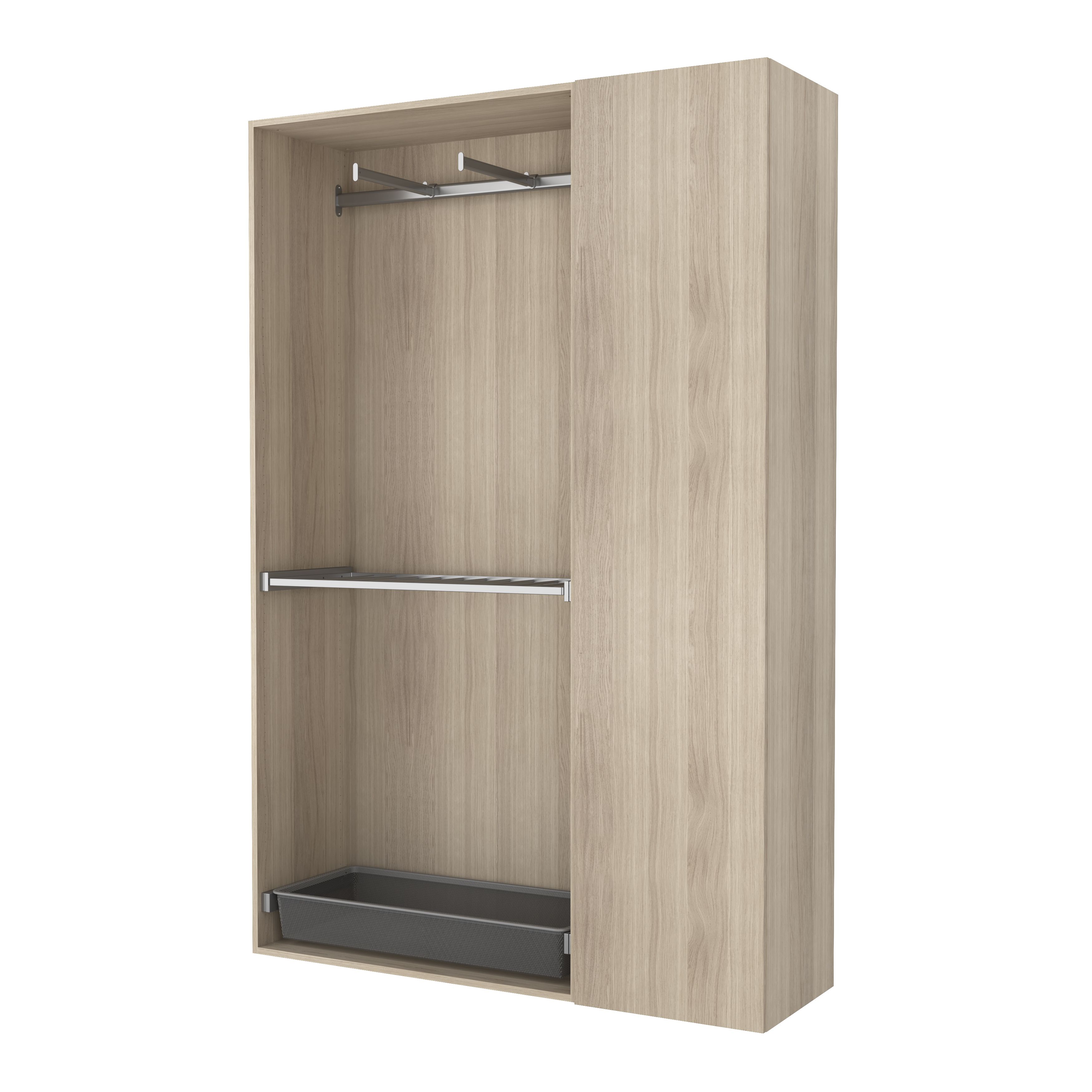 GoodHome Atomia Oak effect Modular furniture cabinet, (H)2250mm (W ...