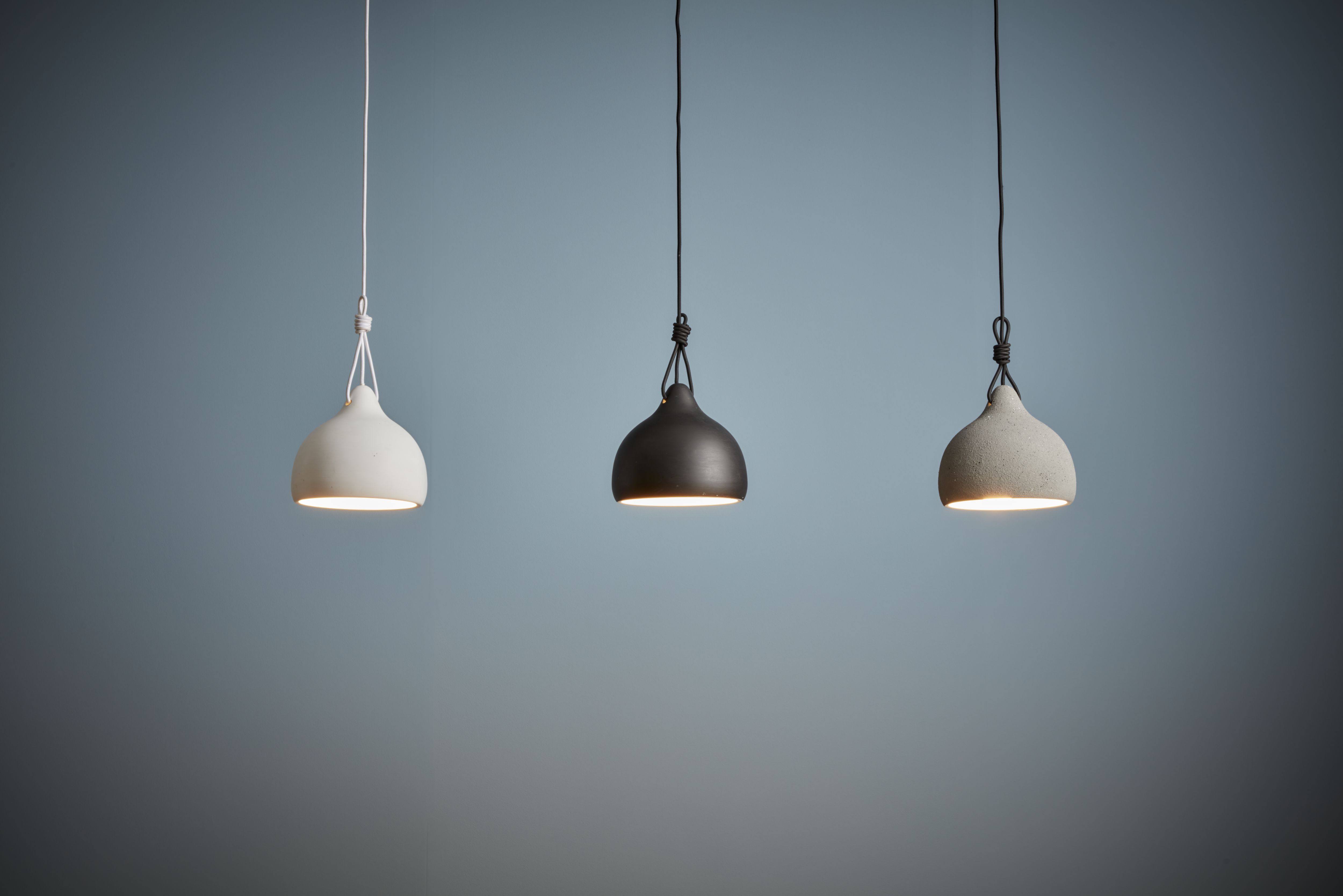 GoodHome Aulavik Grey Stone effect Pendant ceiling light, (Dia)220mm