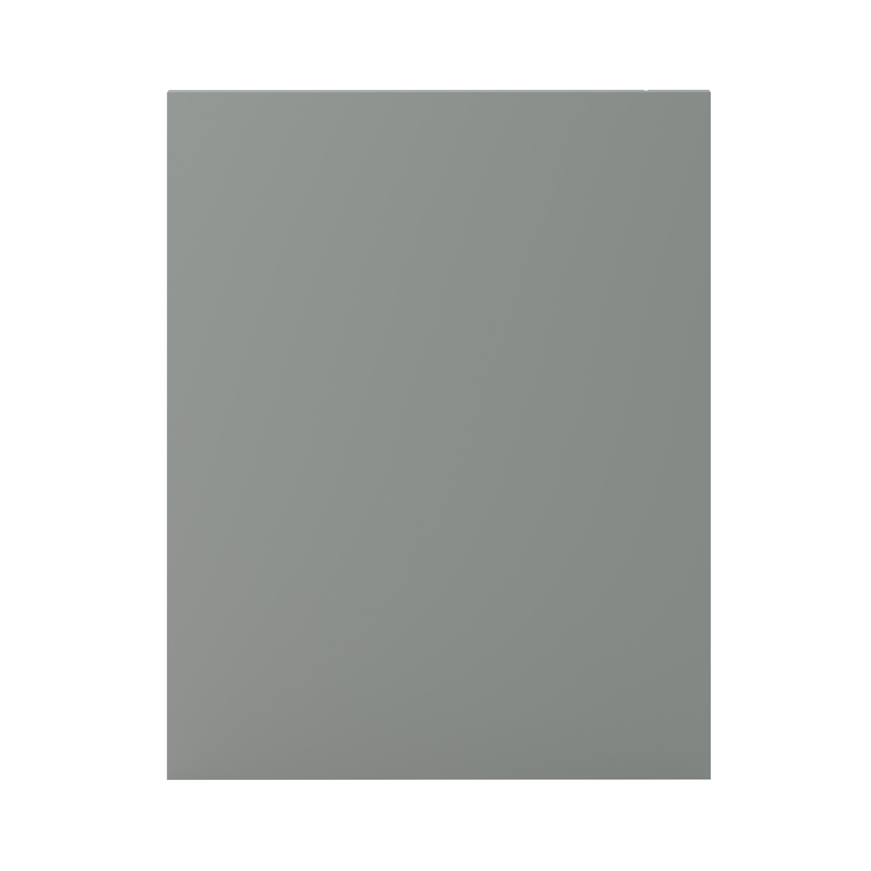 GoodHome Balsamita Matt grey Matt grey slab Standard End panel (H)720mm ...