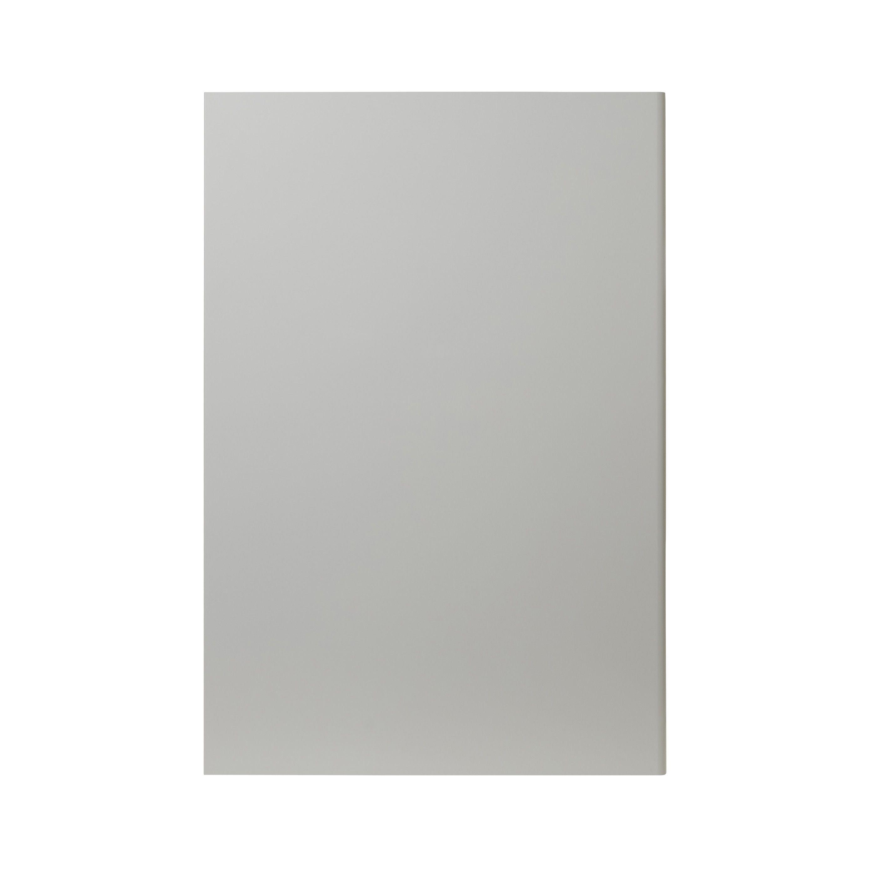 GoodHome Balsamita Matt grey slab Standard End panel (H)900mm (W)610mm