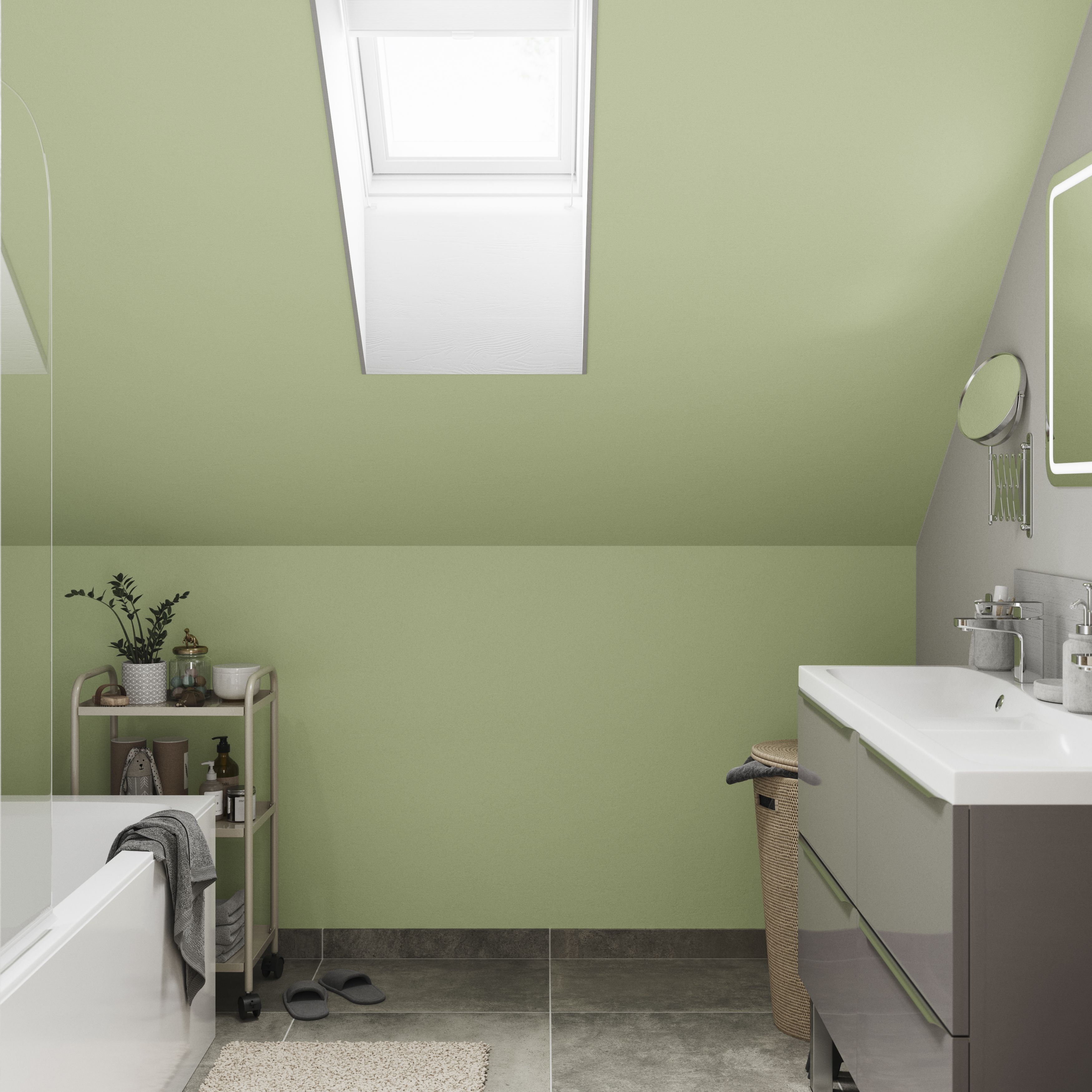 GoodHome Bathroom Galway Soft sheen Wall & ceiling Emulsion paint, 2.5L