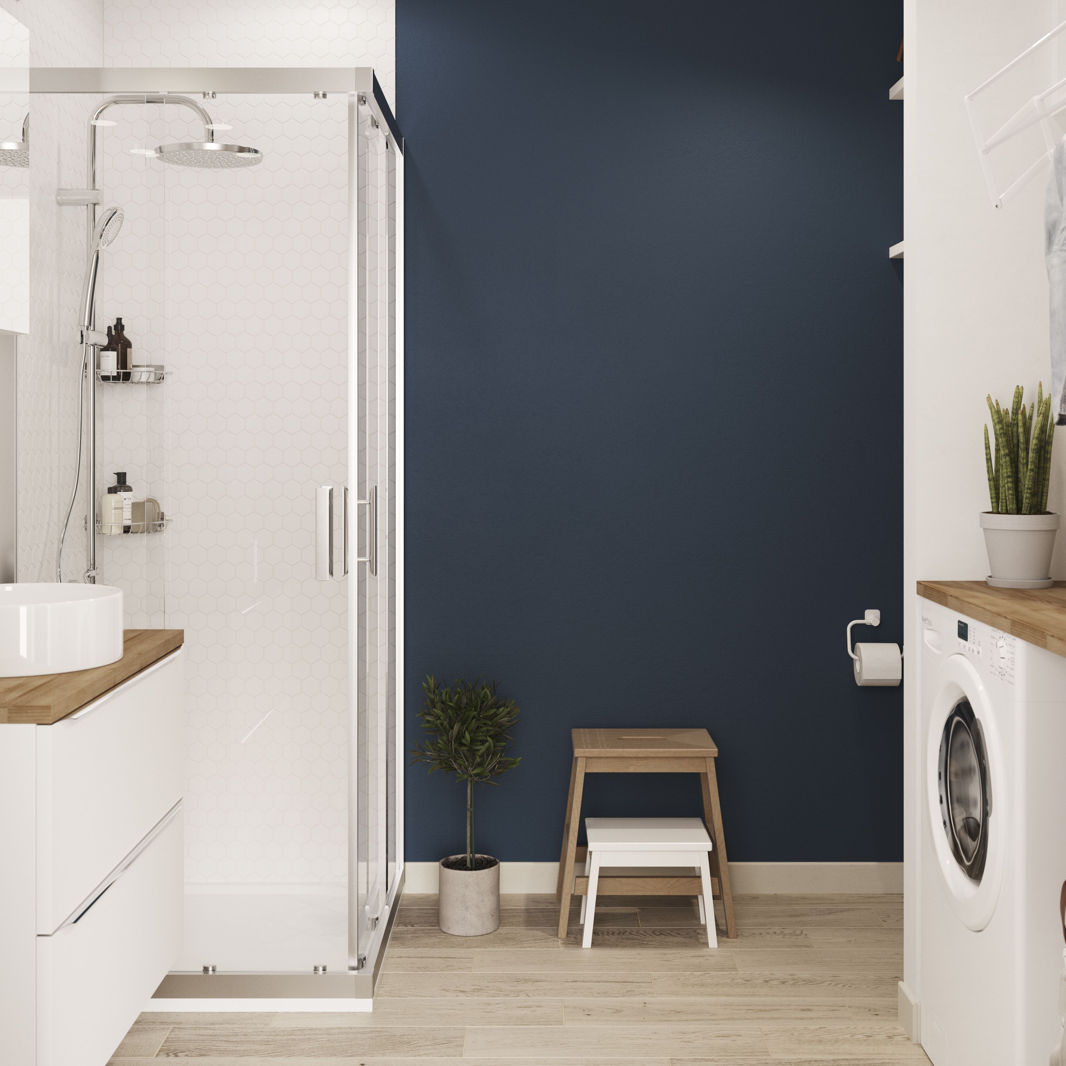 GoodHome Bathroom Vence Soft sheen Wall & ceiling Emulsion paint, 2.5L