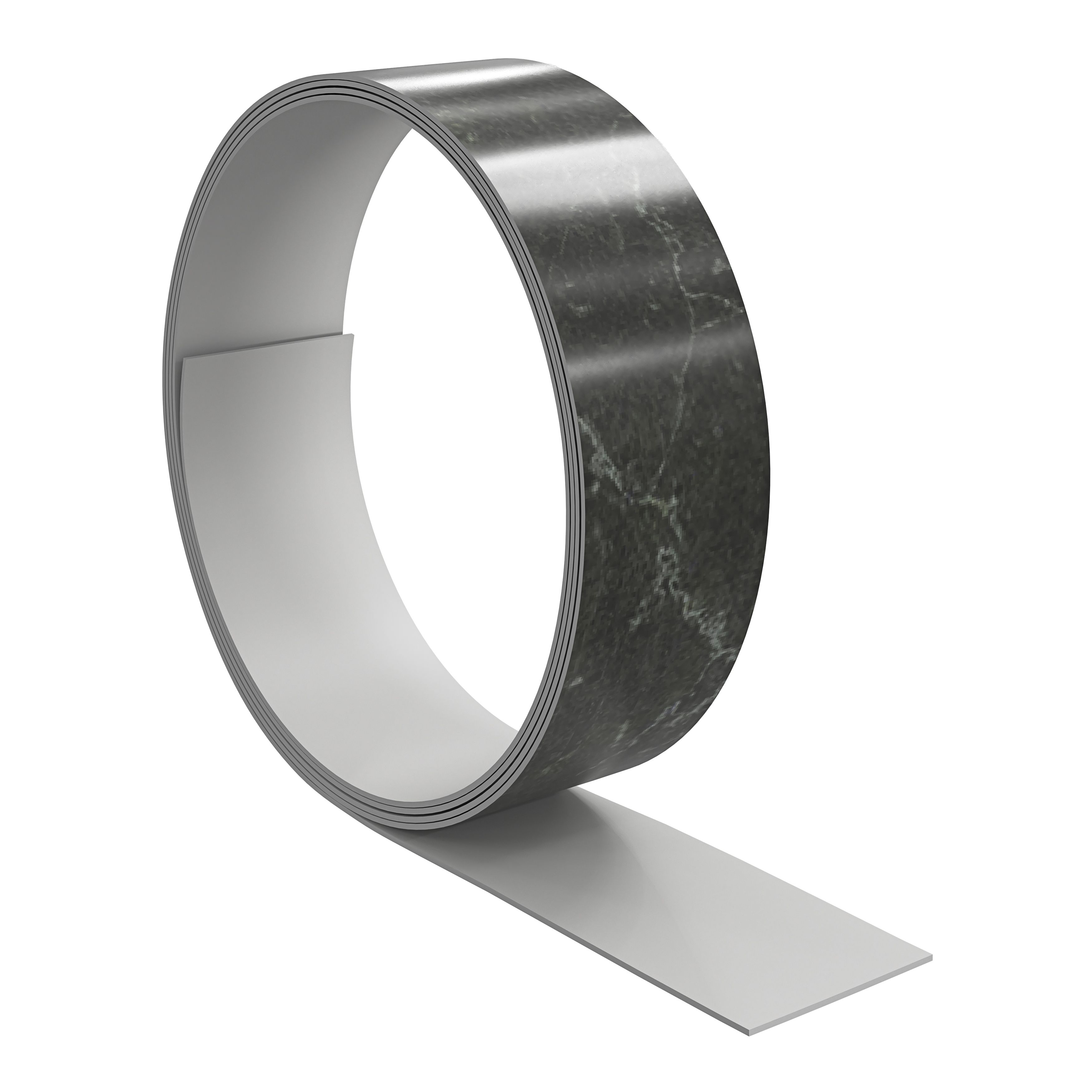 GoodHome Berberis Granite effect Black Worktop edging tape, (L)3m (W ...
