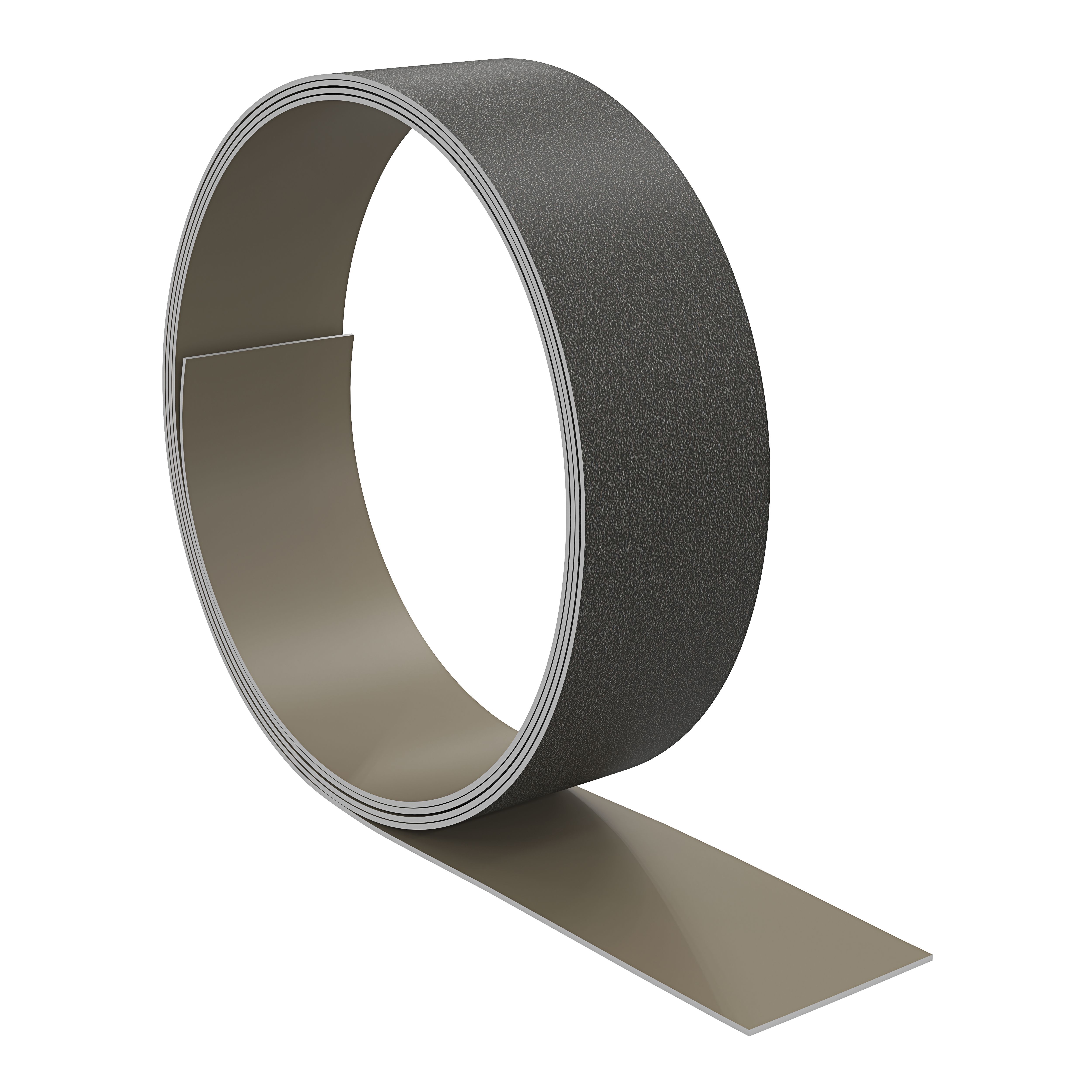 GoodHome Berberis Matt anthracite Worktop edging tape, (L)3m (W)42mm