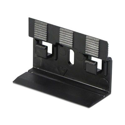 GoodHome Black Polyvinyl chloride (PVC) Skirting board clip (L)40mm ...