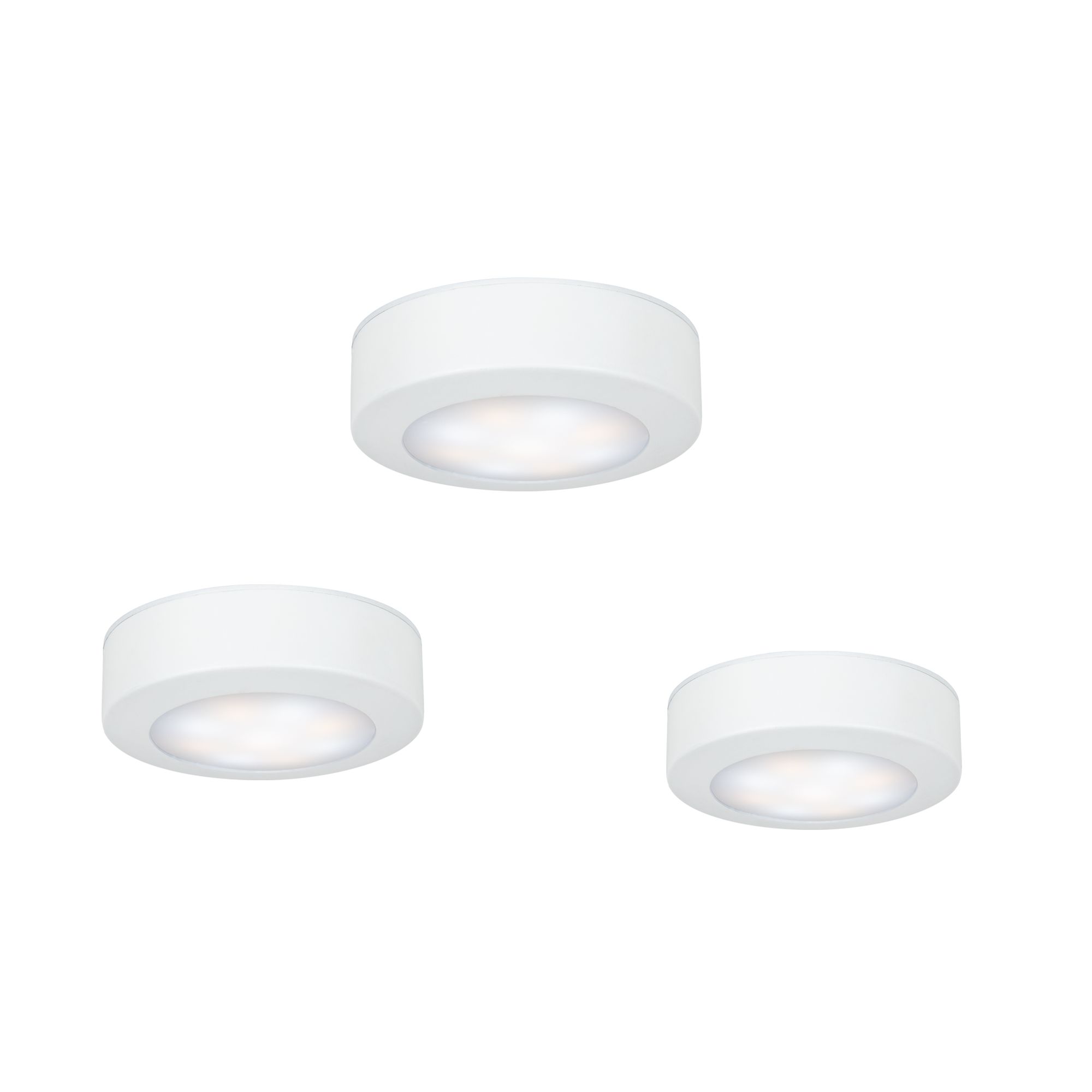 GoodHome Bly White Battery-powered LED Under cabinet light - IP20 (L ...