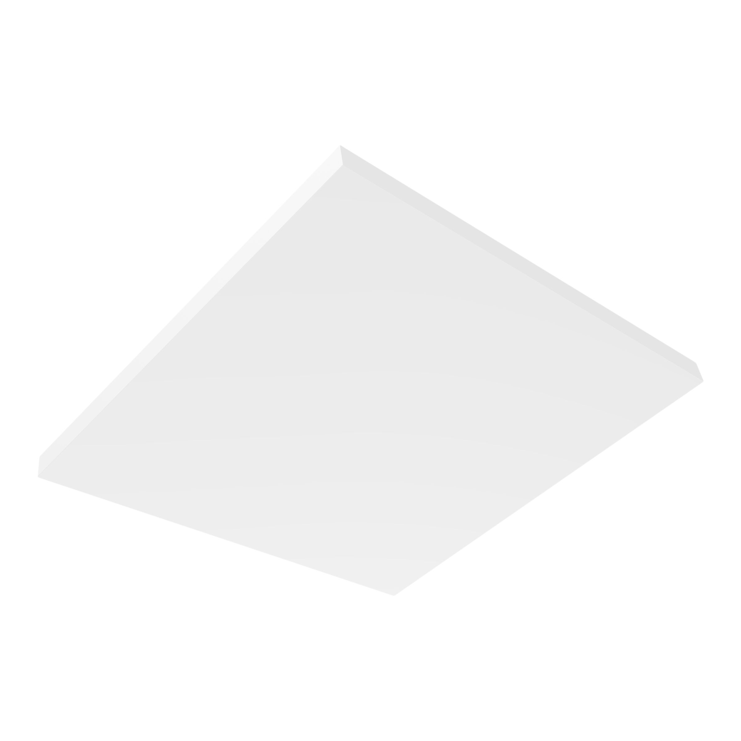 GoodHome Boyle Matt White Porcelain effect Square Neutral white LED ...