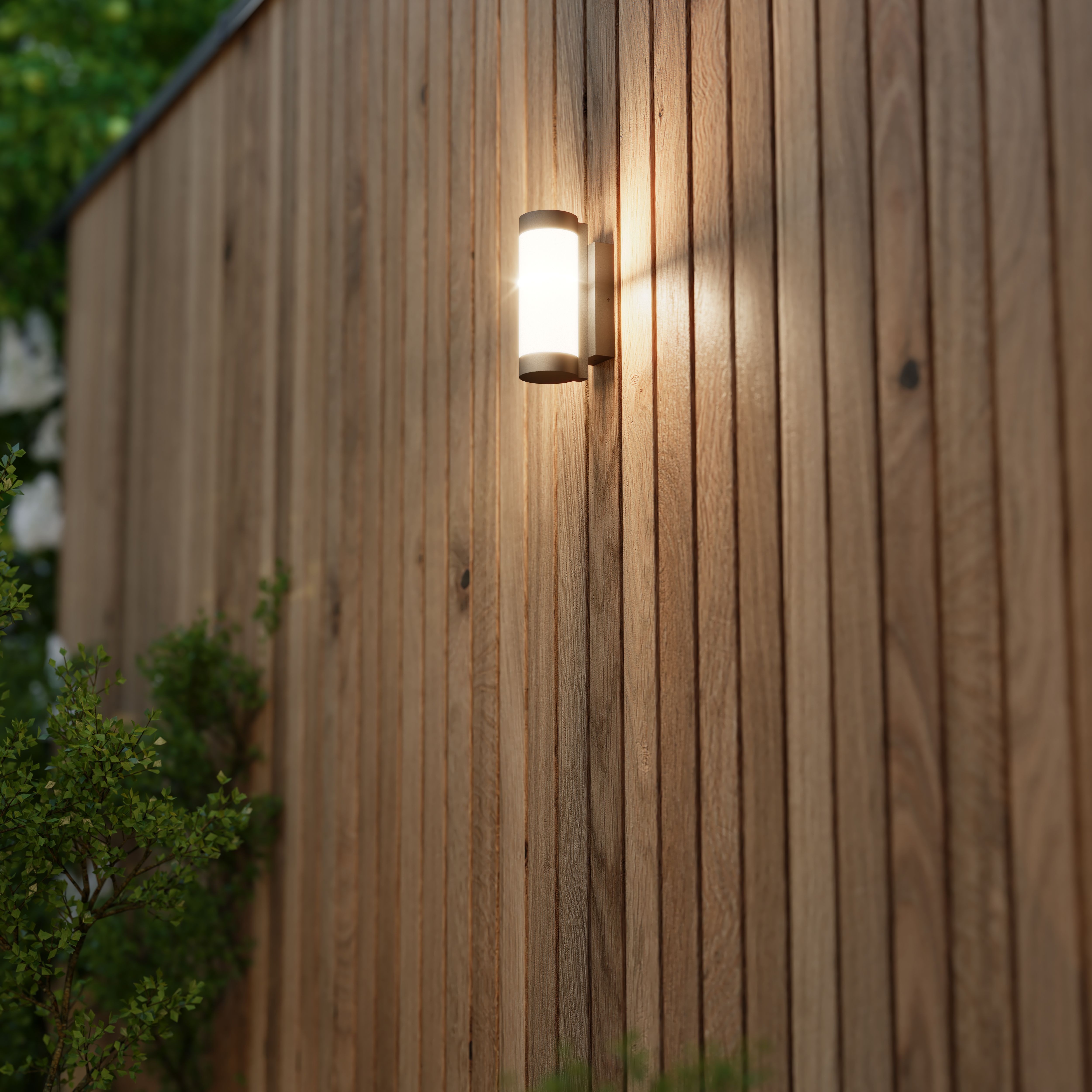 GoodHome Callisto Fixed Matt Black Mains-powered (wired) Integrated LED ...