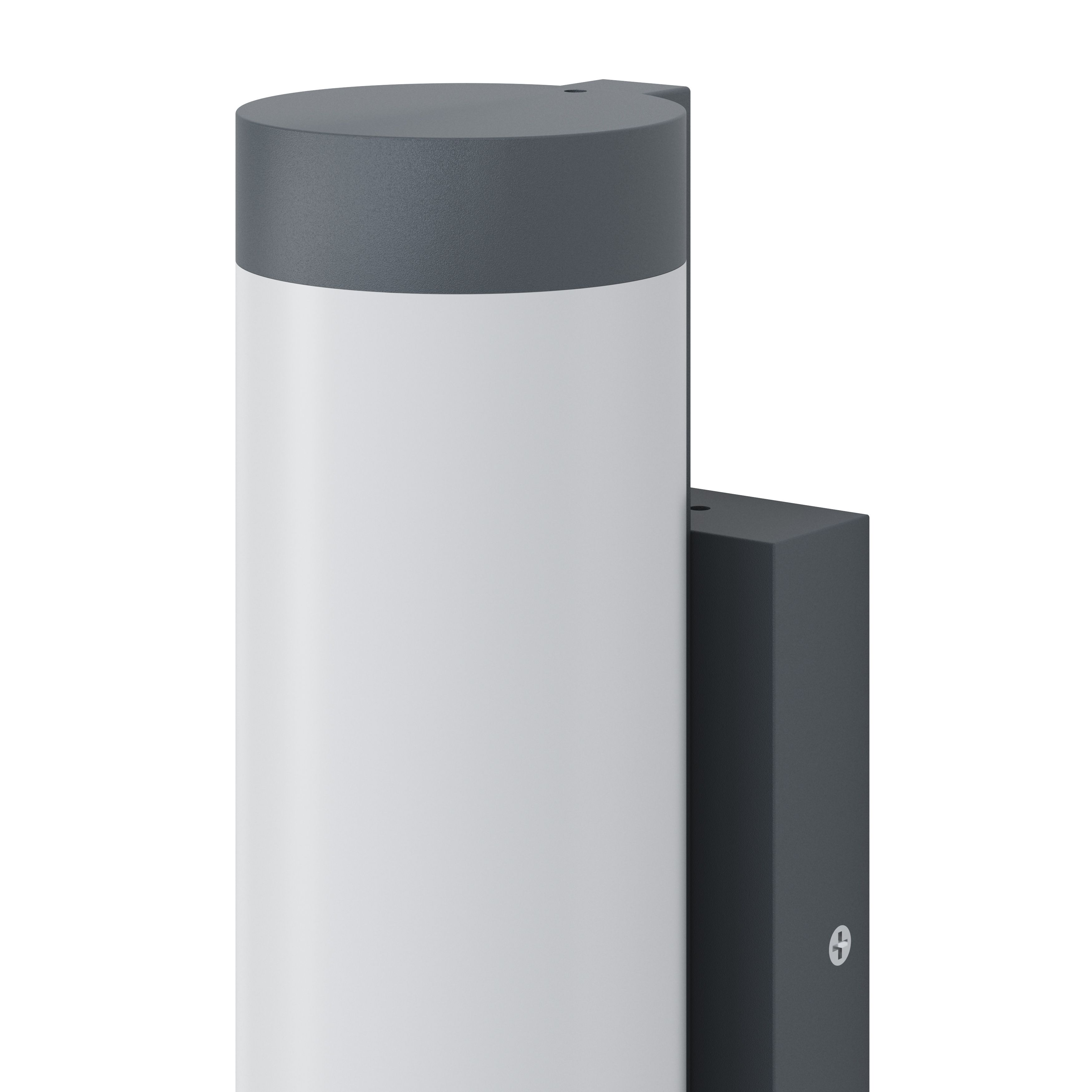 GoodHome Callisto Fixed Matt Dark grey Mains-powered Integrated LED ...