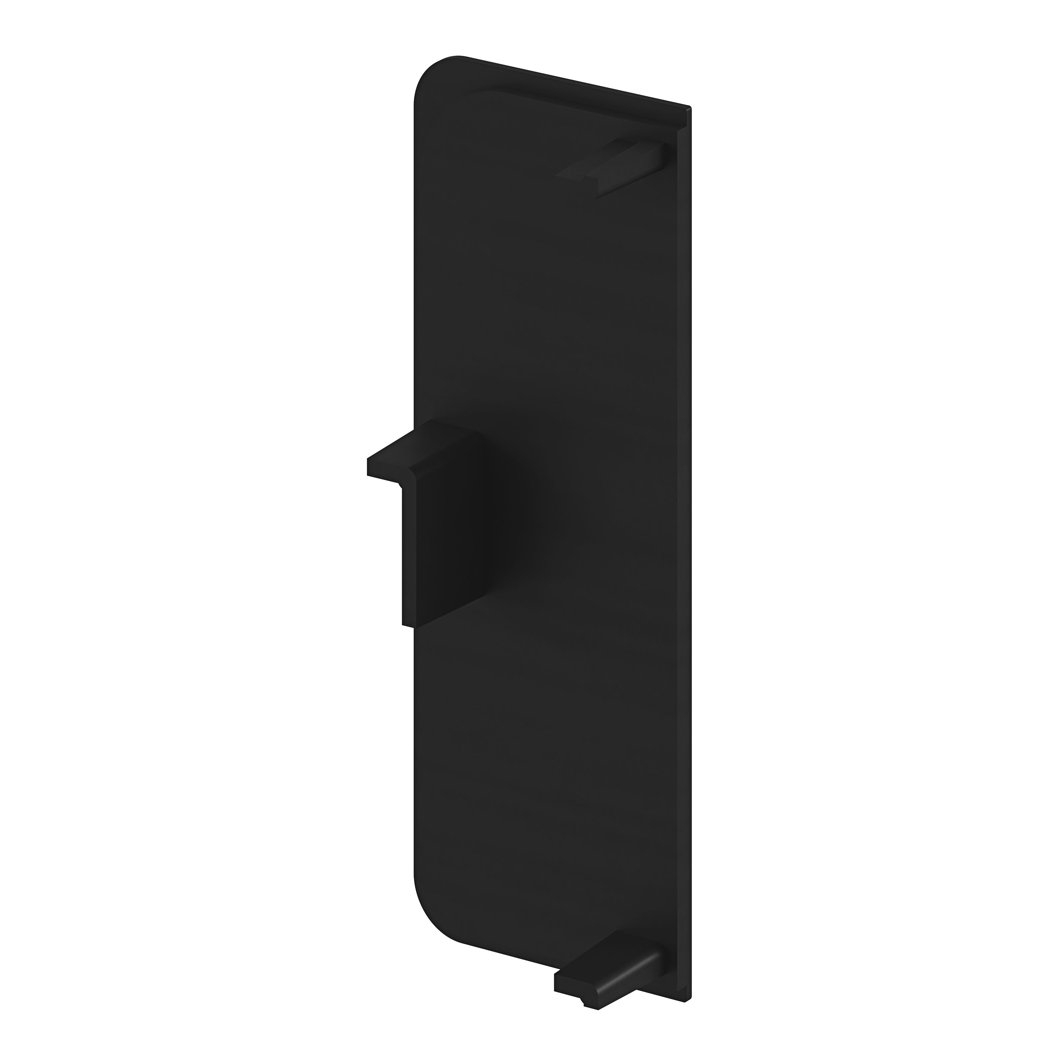 GoodHome Caraway Innovo Black Drawer rail end cap, Pair of 2 | DIY at B&Q