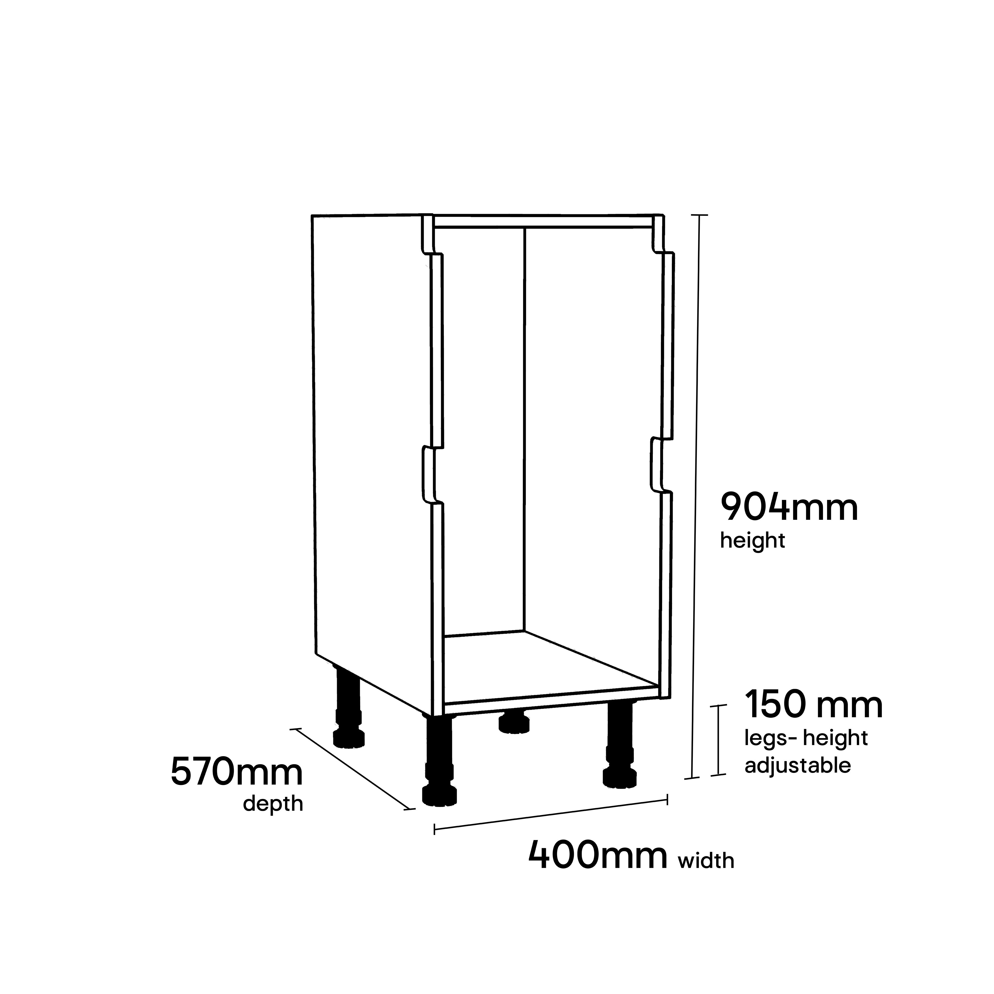 400mm base unit store