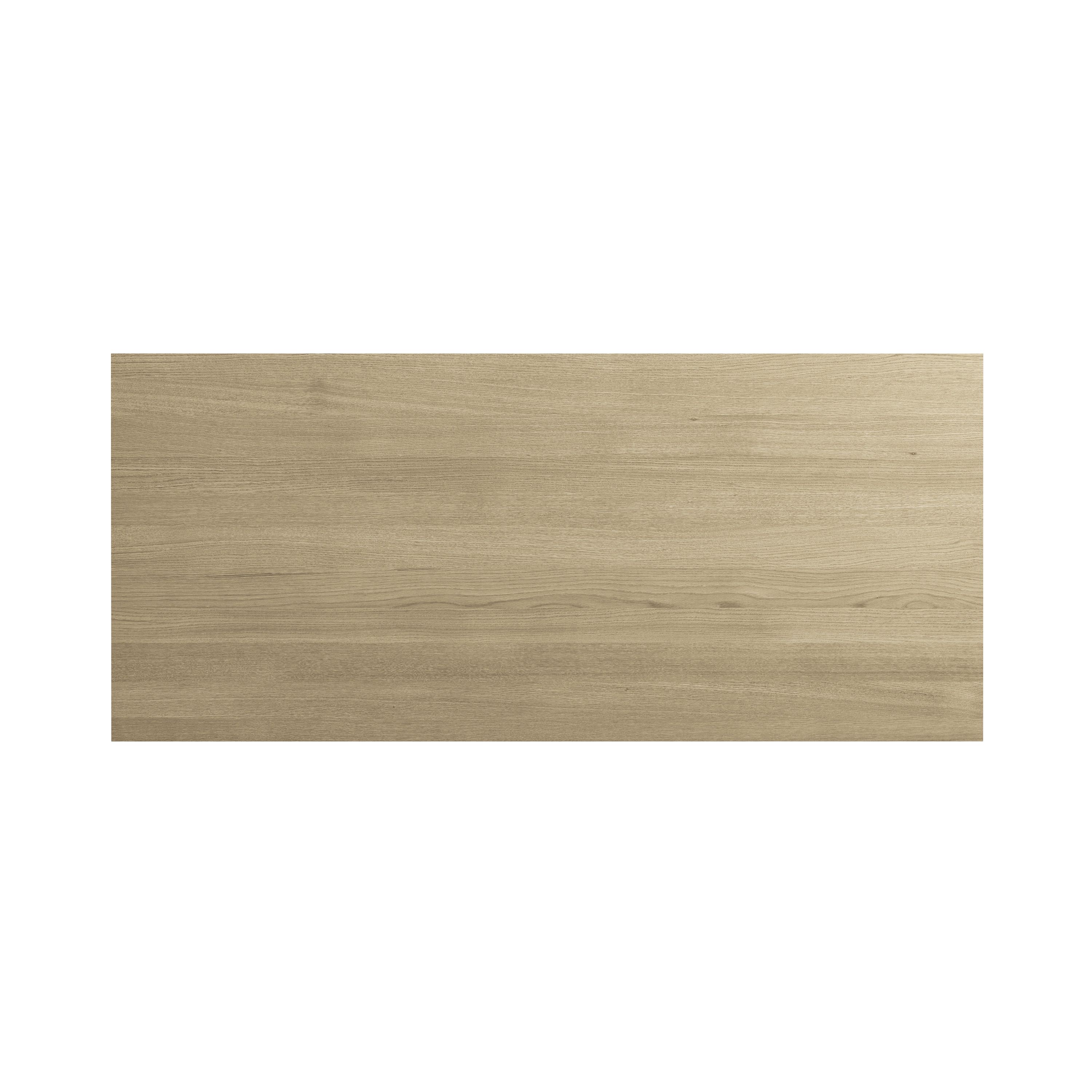 GoodHome Chia Light oak effect slab Standard Breakfast bar Breakfast ...