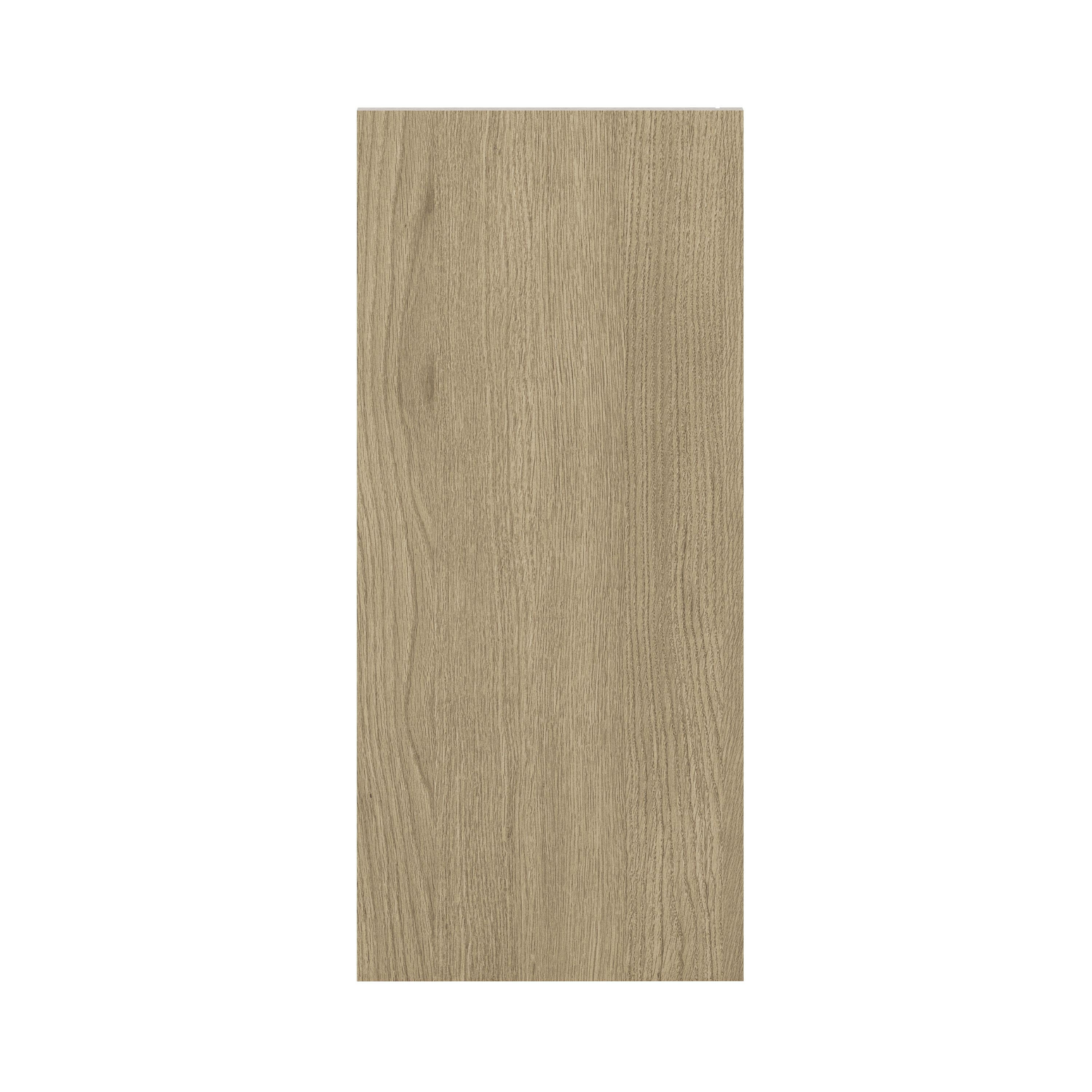 GoodHome Chia Light oak effect slab Standard Wall End panel (H)720mm (W ...