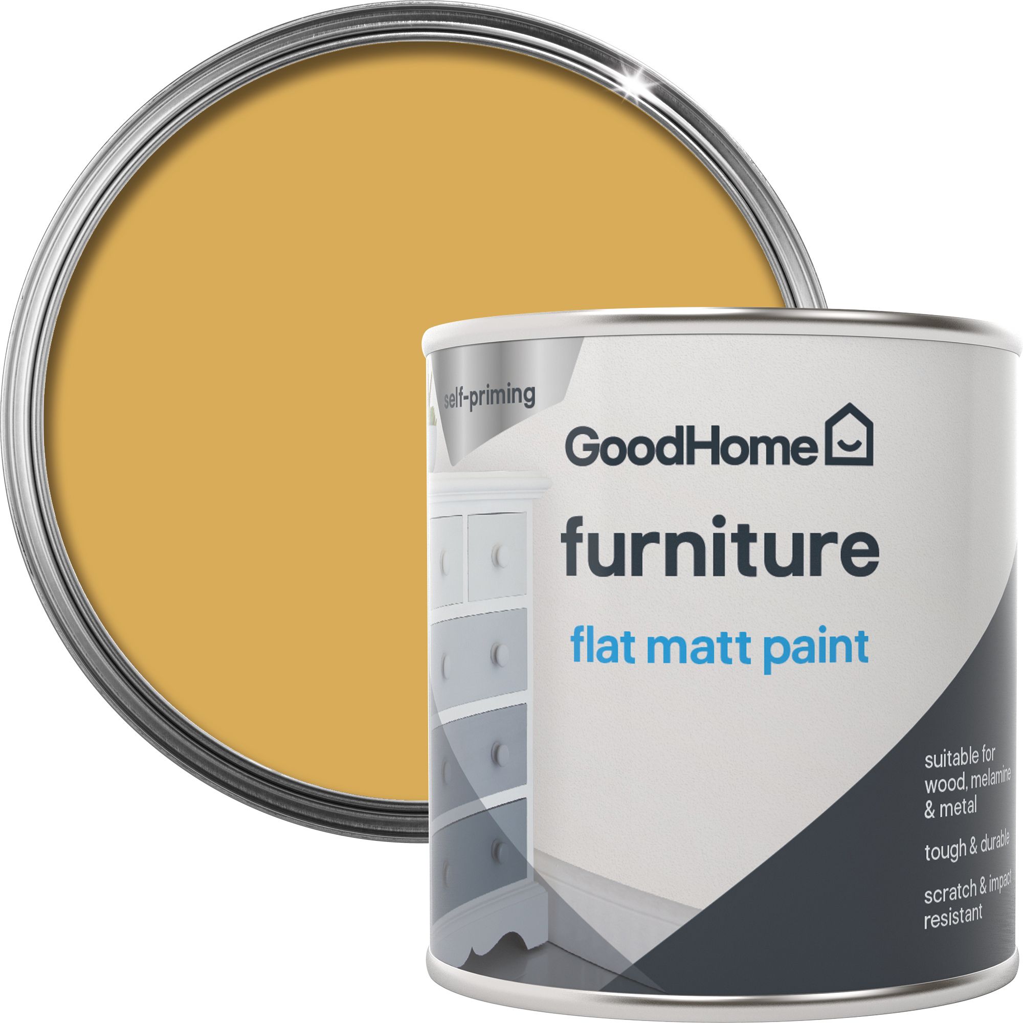 GoodHome Chueca Matt Furniture paint, 125ml | DIY at B&Q