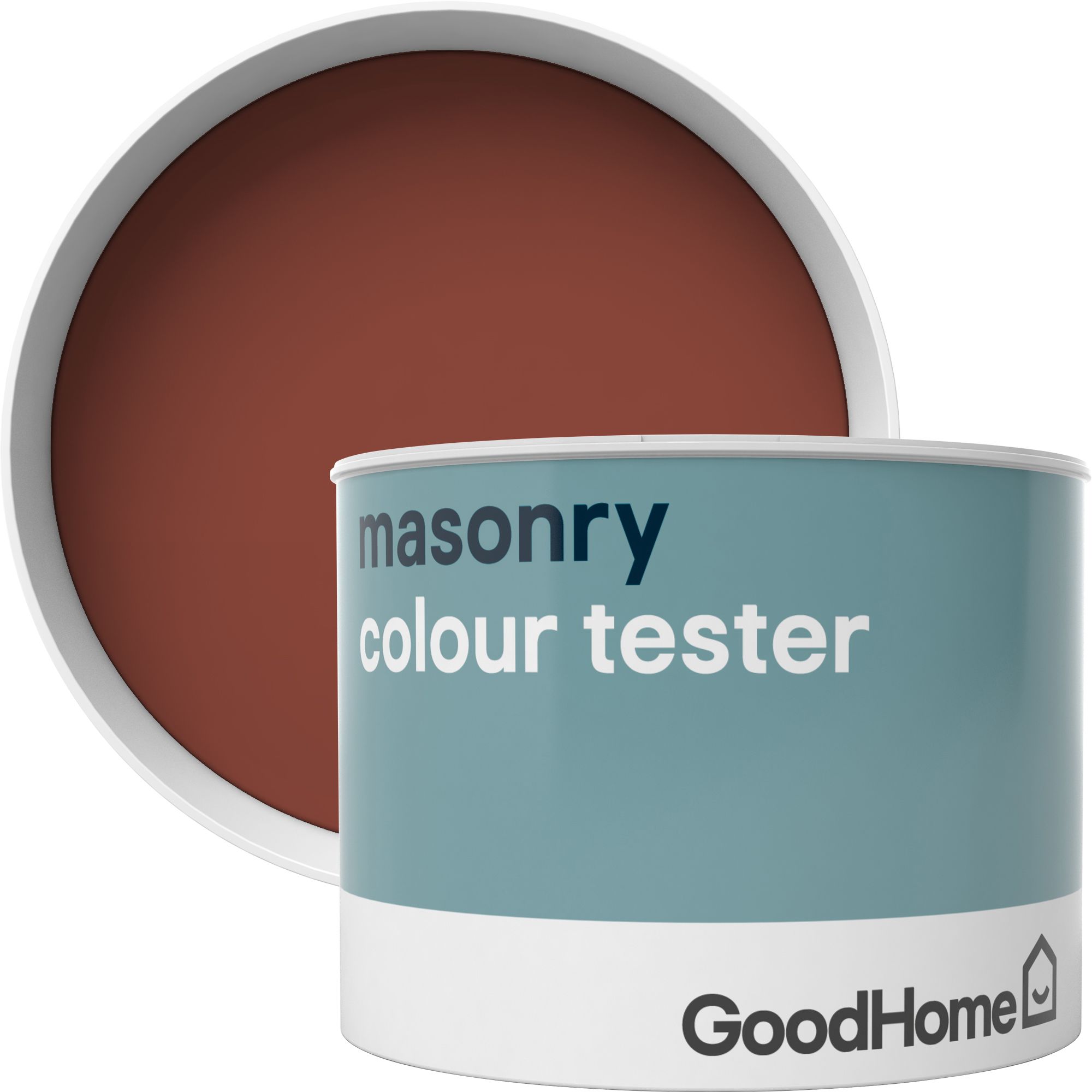 GoodHome Classic Harrow Smooth Matt Masonry paint, 250ml Tester pot ...