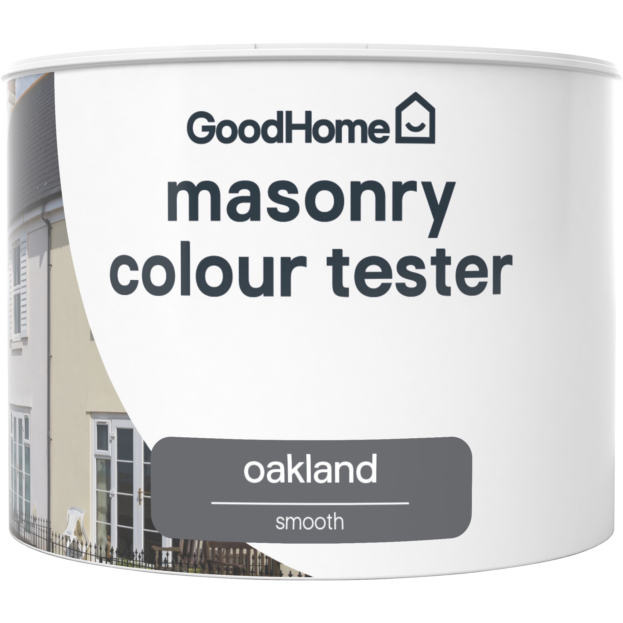 GoodHome Classic Oakland Smooth Matt Masonry paint, 250ml Tester pot
