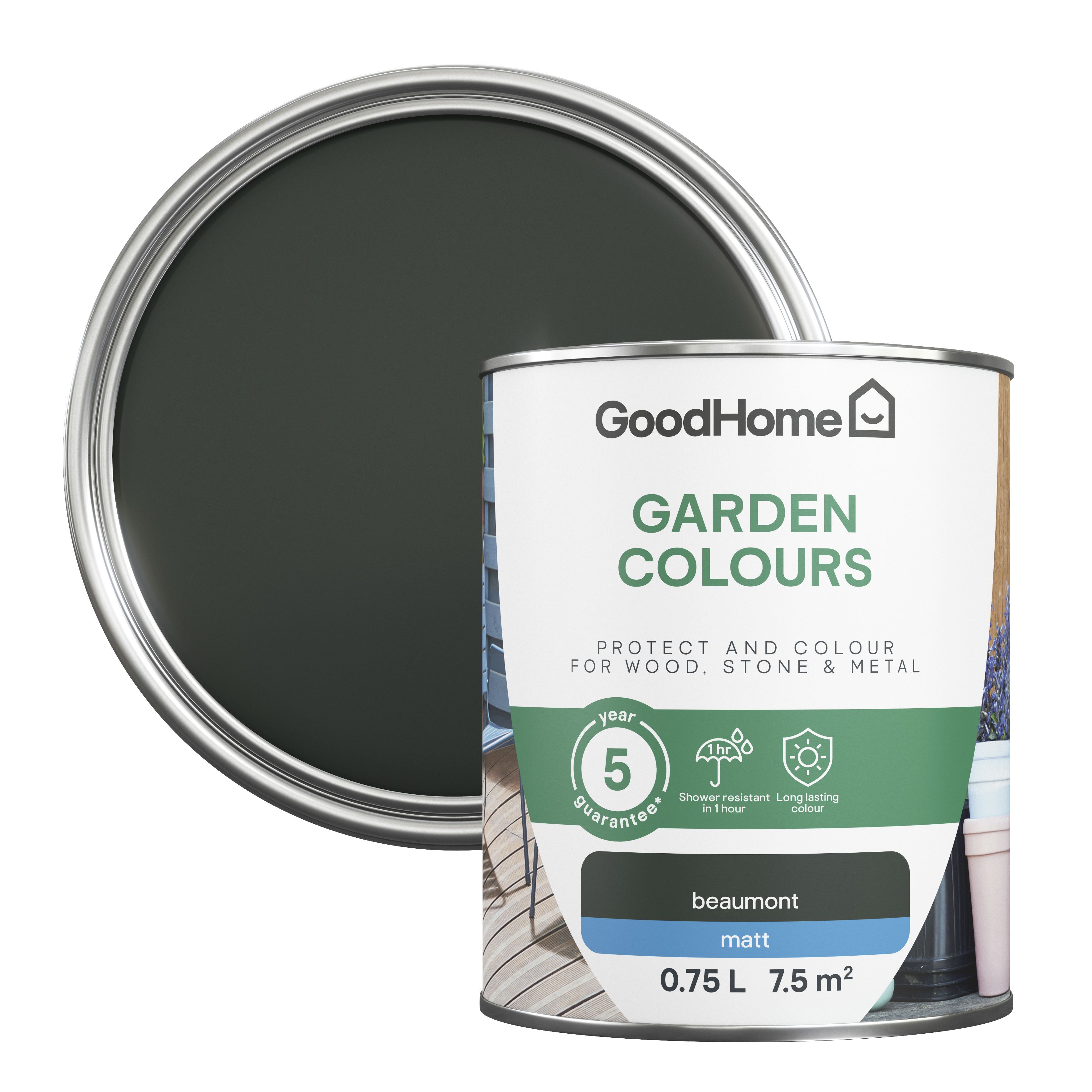 GoodHome Colour It Beaumont Matt Multi-surface paint, 750ml