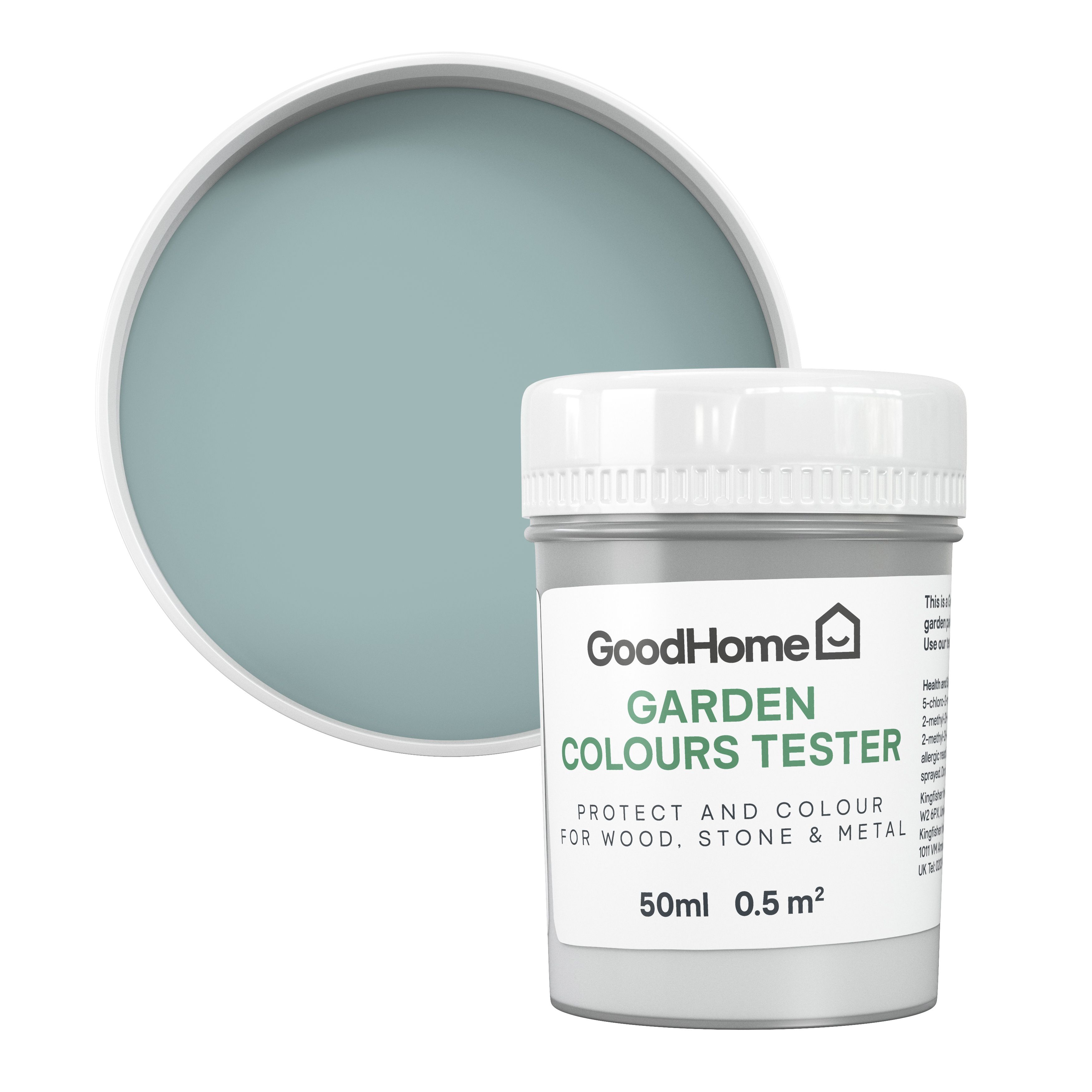 GoodHome Colour It Cloud Blue Matt Paint, 50ml Tester pot | DIY at B&Q
