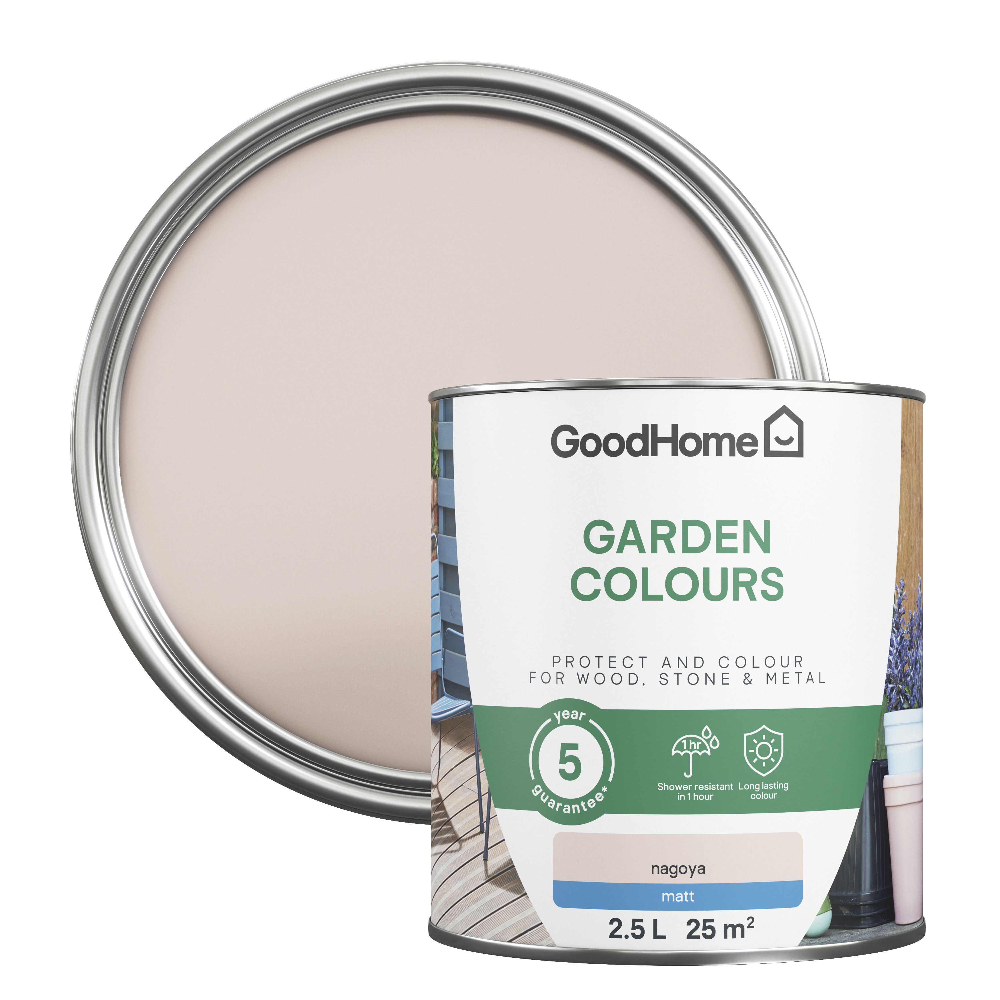 GoodHome Colour It Nagoya Matt Multi-surface paint, 2.5L | DIY at B&Q