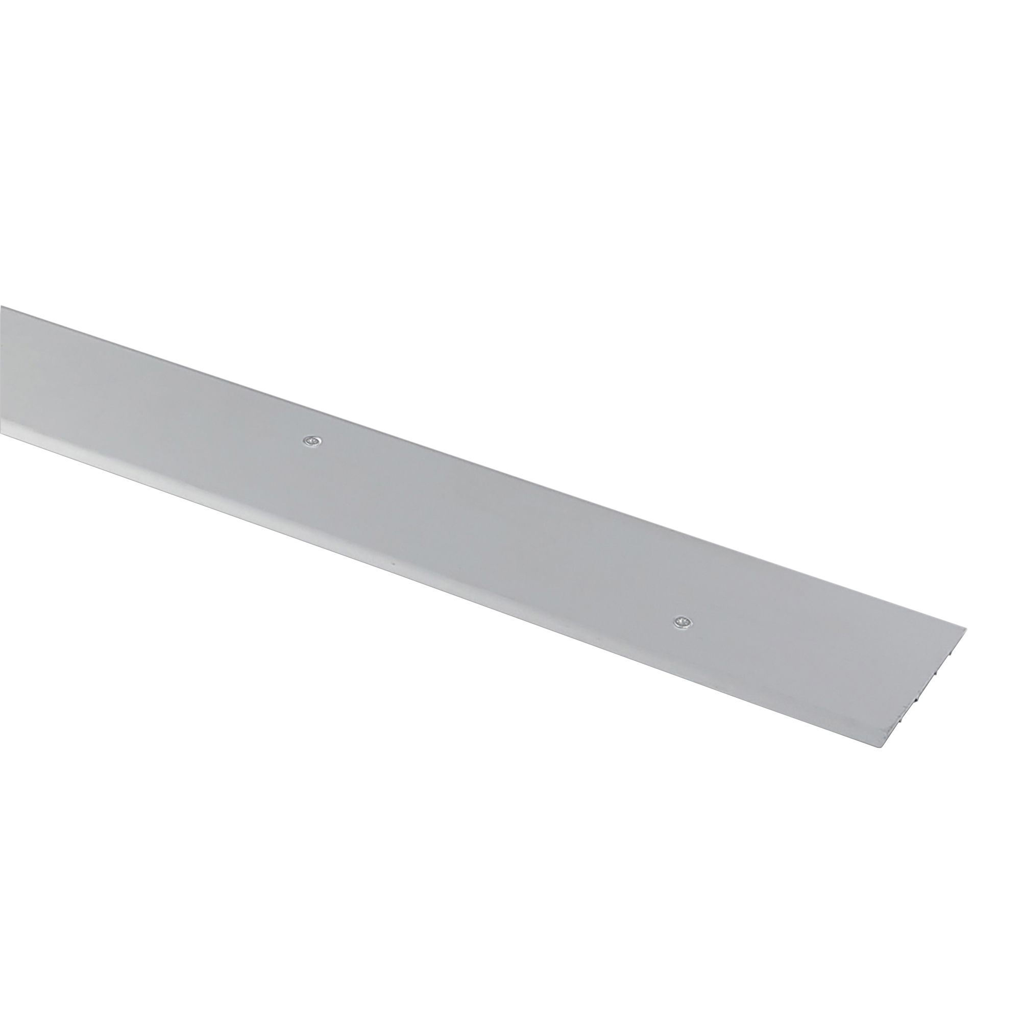 GoodHome DECOR15 Matt Silver effect Cover strip (L)93cm (W)100mm