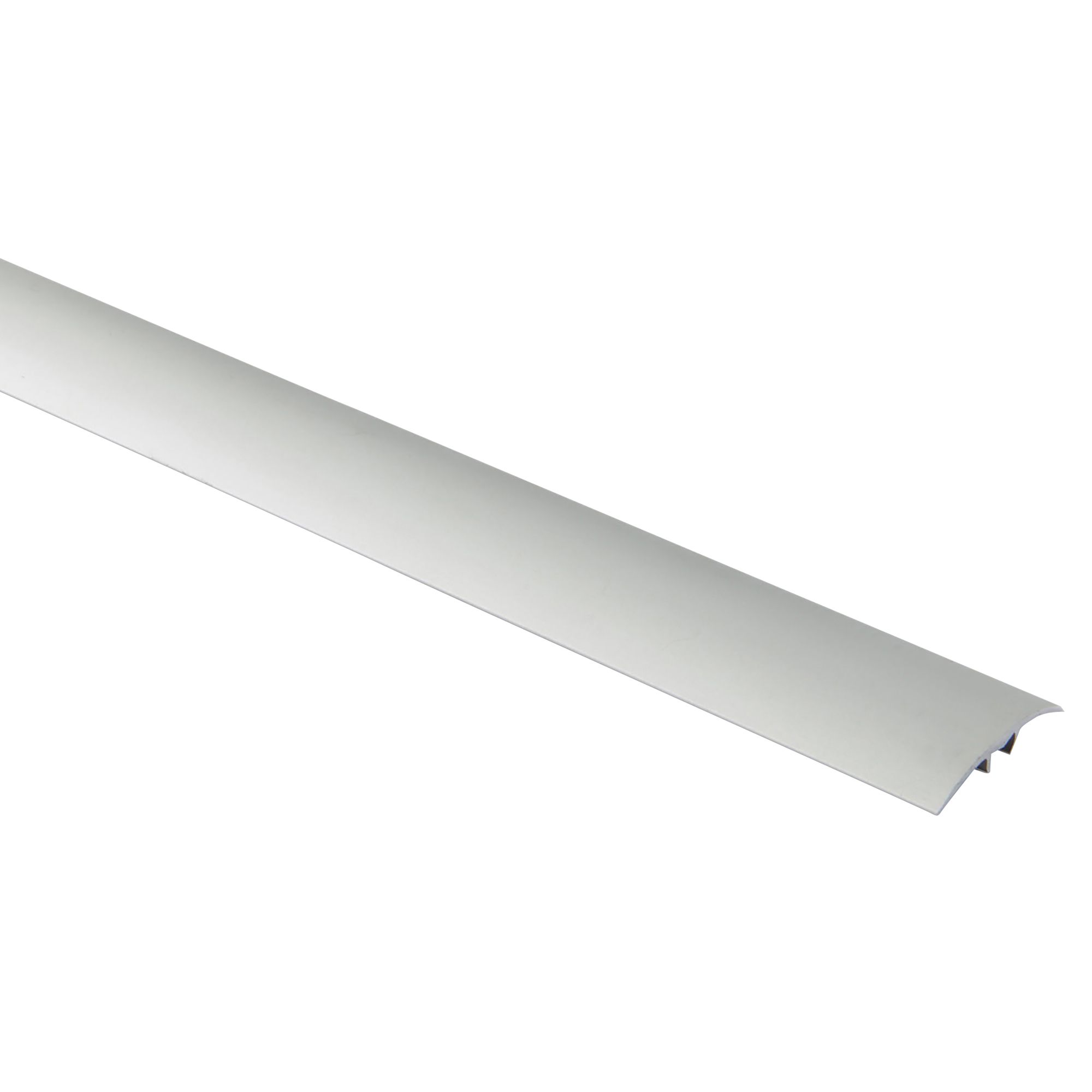 GoodHome DECOR15 Matt Silver effect Threshold (L)93cm (W)30mm