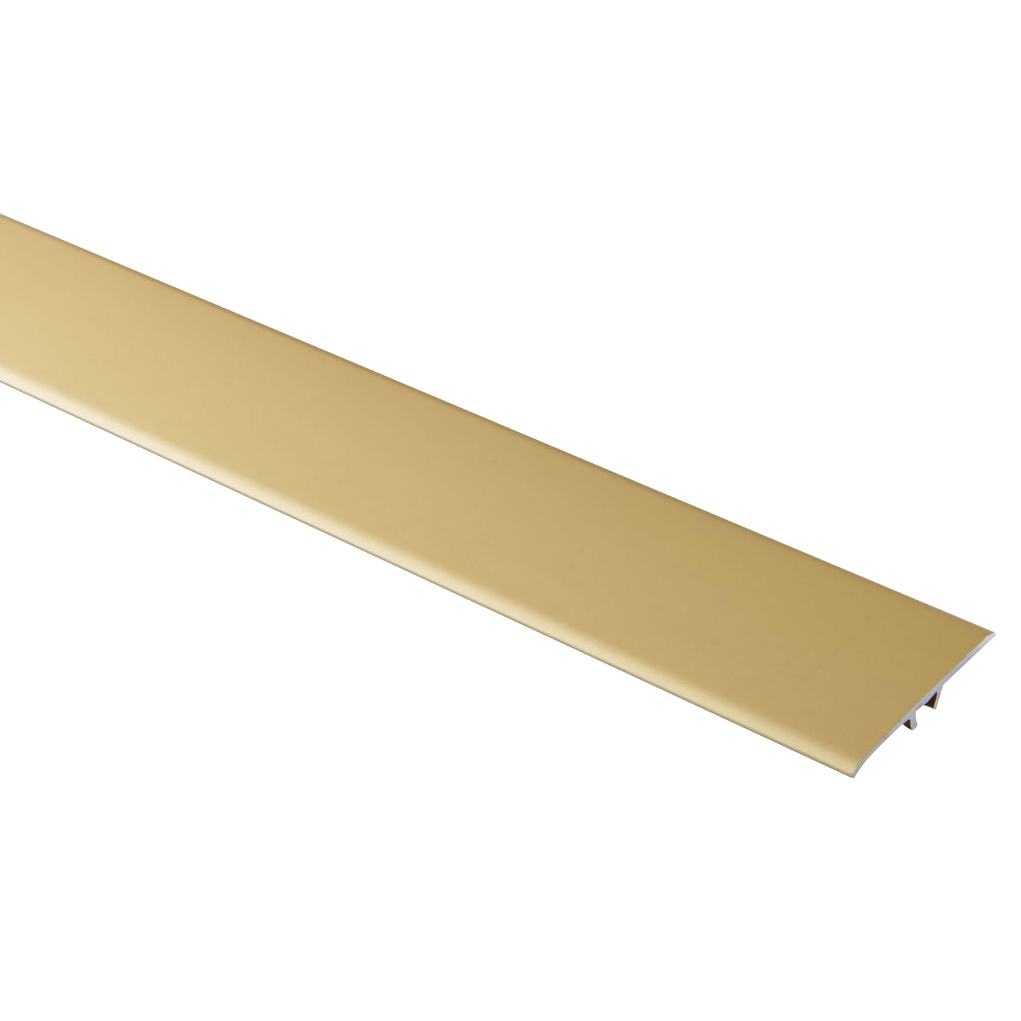 GoodHome DECOR35 Matt Gold effect Threshold (L)180cm (W)37mm