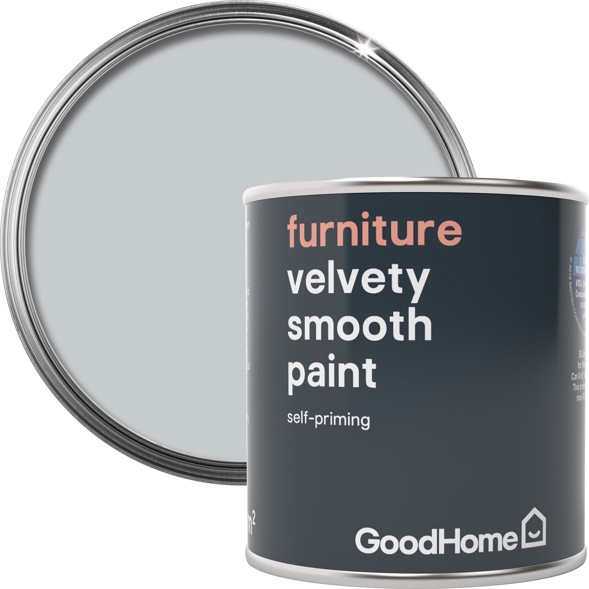 GoodHome Denali Matt Furniture paint, 125ml | DIY at B&Q