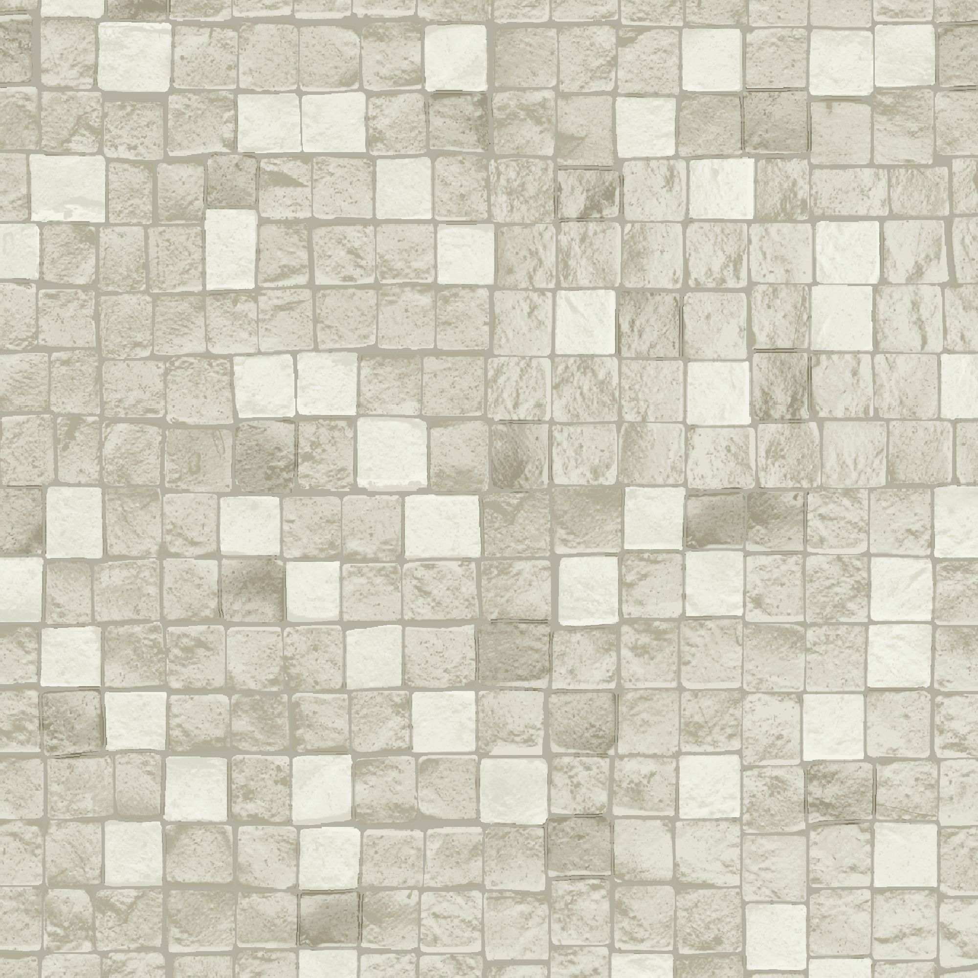 GoodHome Dunni Beige Tile effect Mosaic Textured Wallpaper