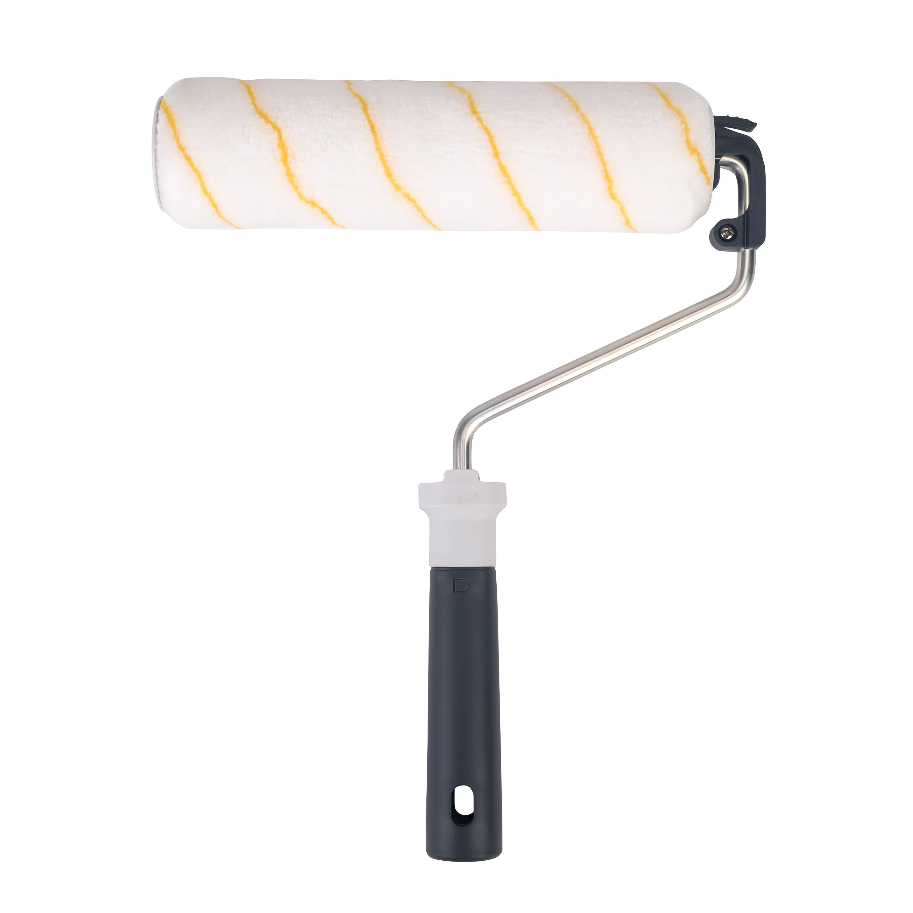 GoodHome Easy release Short pile Fixed Roller frame & sleeve for Solvent & water-based paints ...