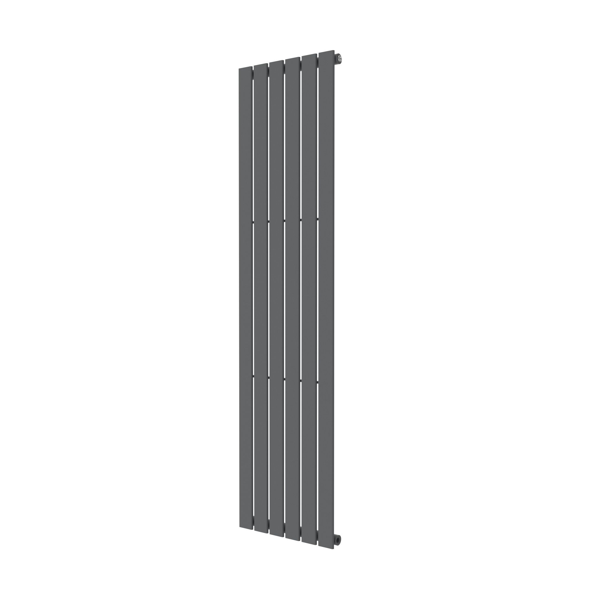 GoodHome Faringdon Grey Vertical Designer Radiator, (W)452mm x (H ...