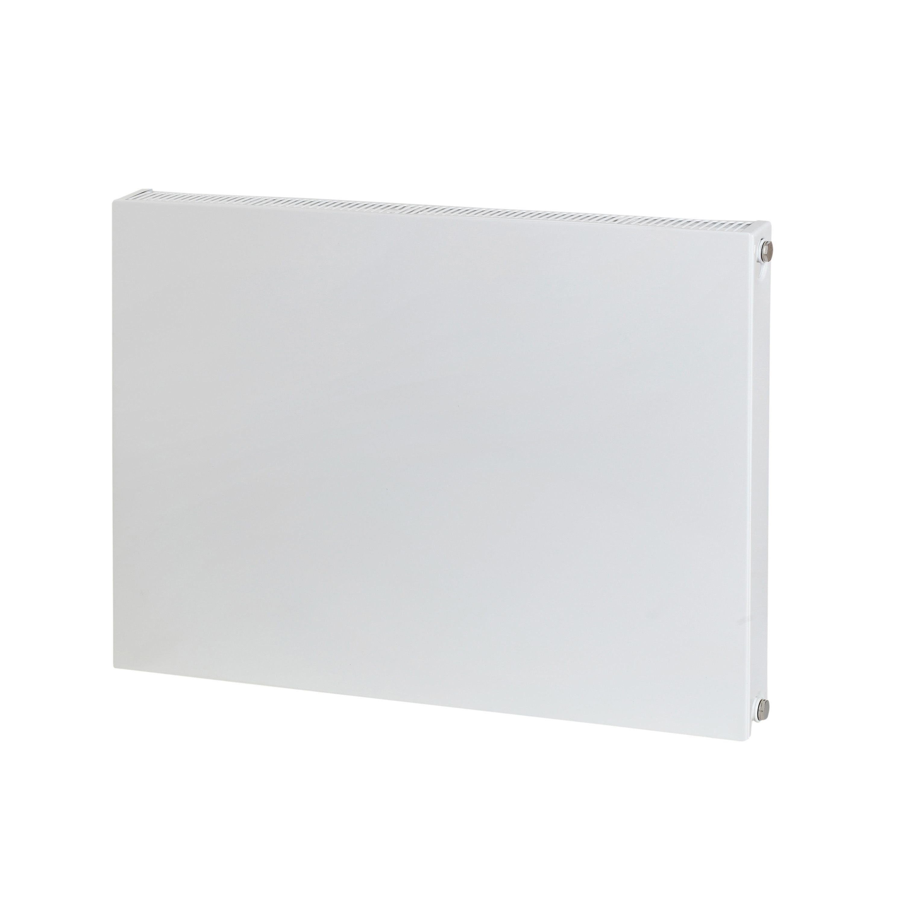 GoodHome Flat White Type 11 Single Panel Radiator, (W)800mm x (H)600mm