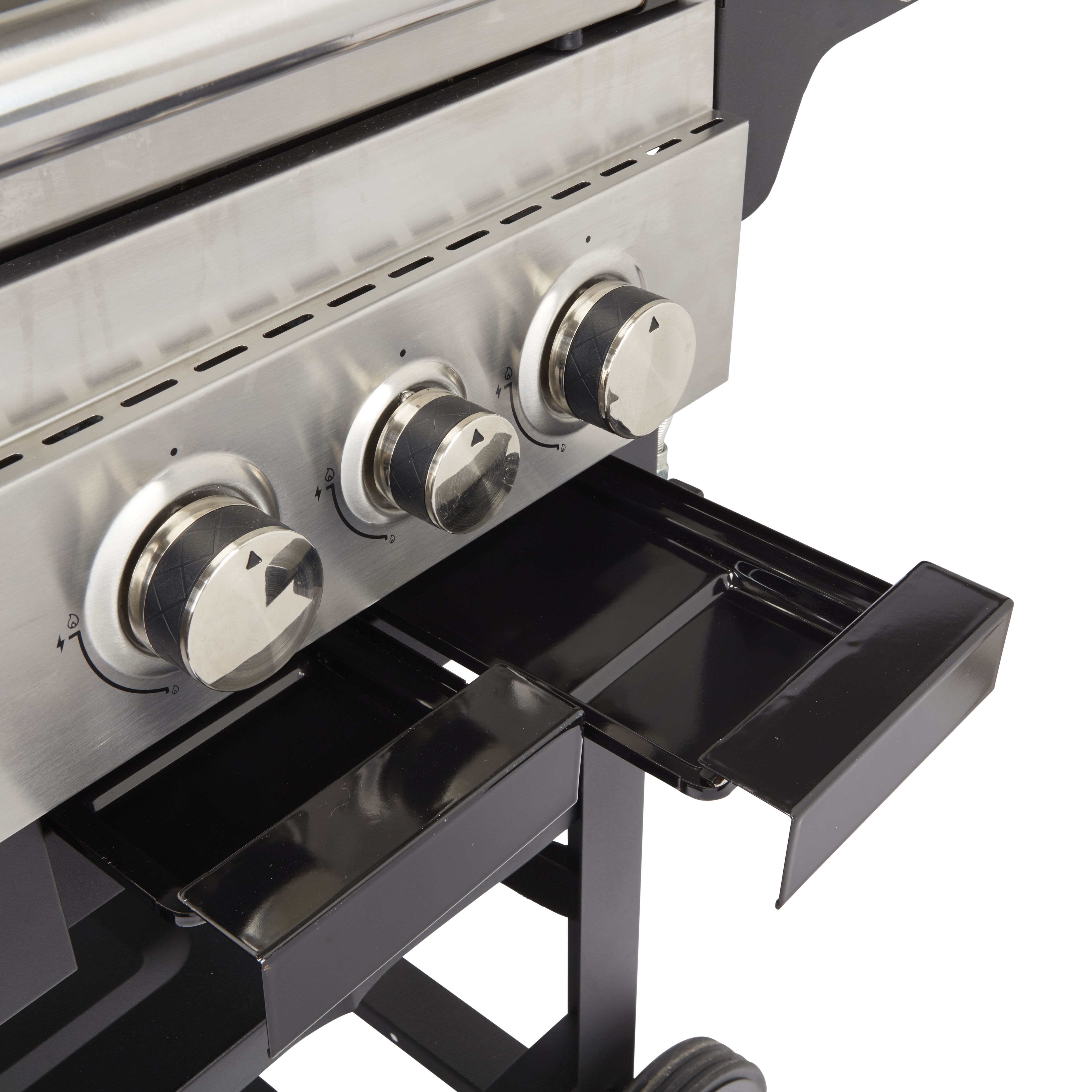 GoodHome Freestone 4.1 Black 4 burner Gas BBQ