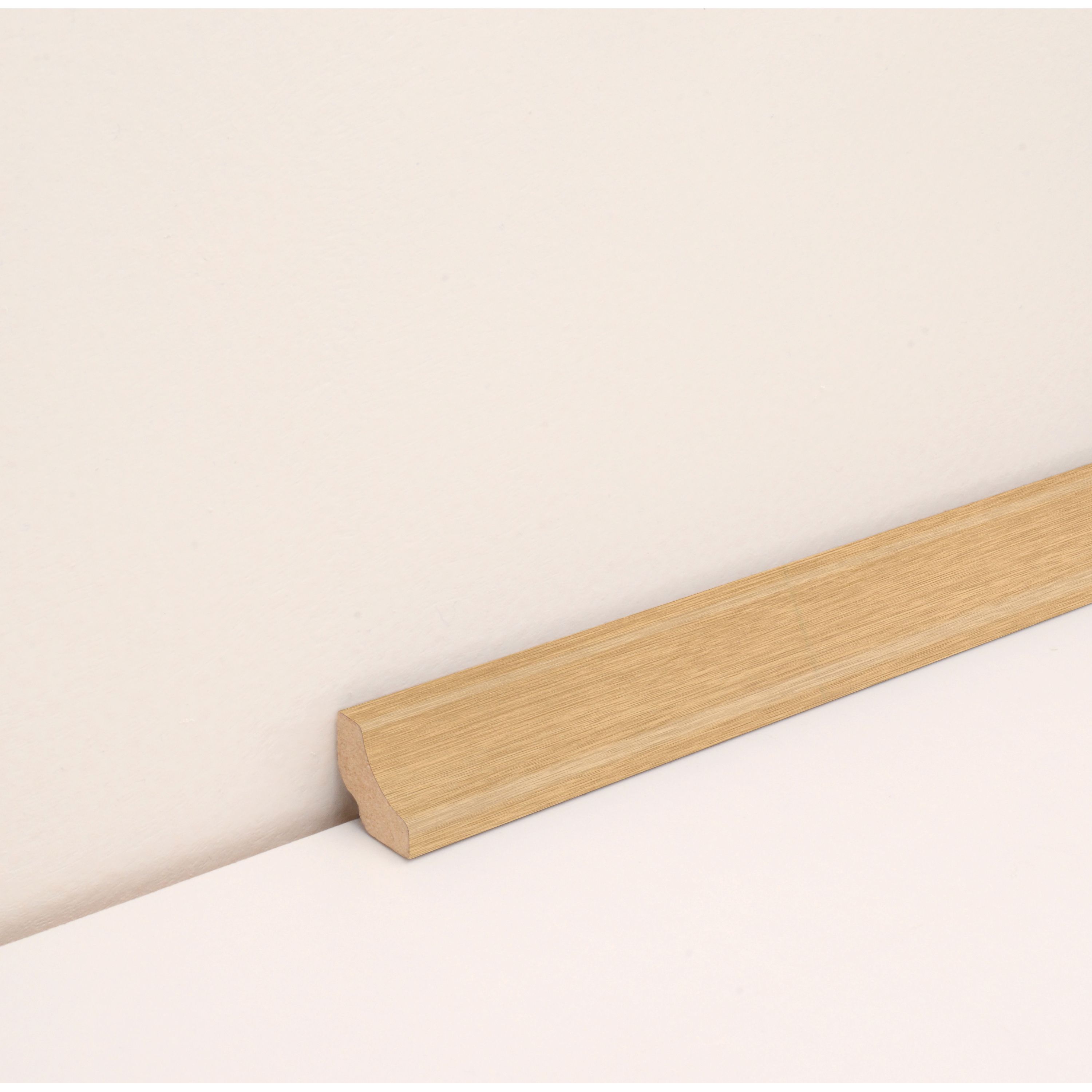 GoodHome FU026 Tan Wood effect Scotia trim, 220cm